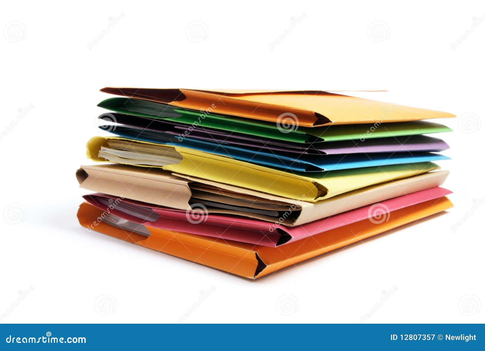 Document Folders stock image. Image of studio, organize - 12807357