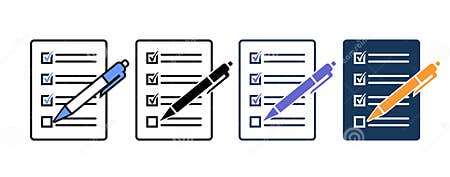 Document form icon set stock vector. Illustration of note - 241036622