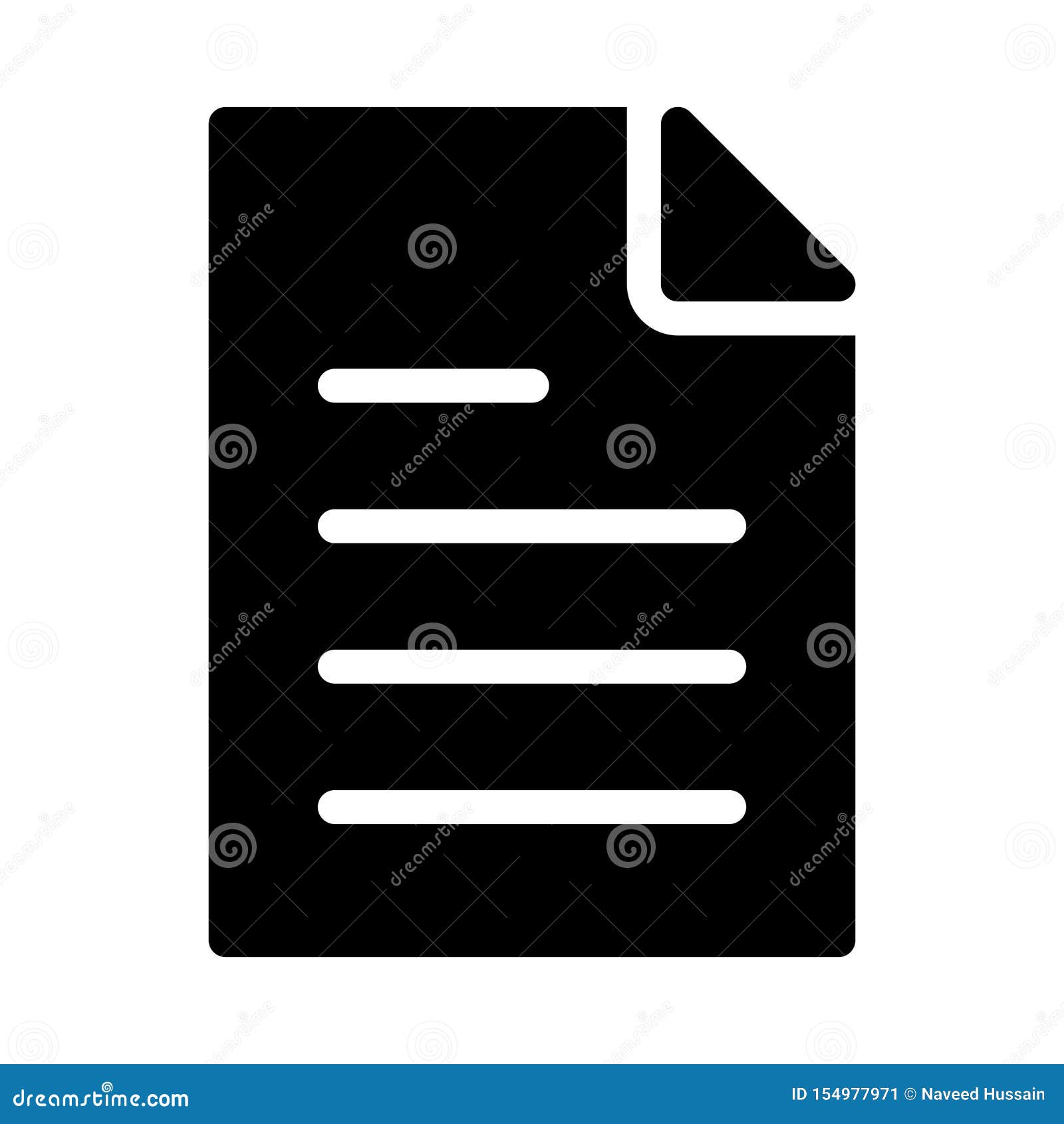 Document Glyph Flat Vector Icon Stock Vector - Illustration of filled ... Document Glyph Flat Vector Icon Stock Vector - Illustration of filled ...