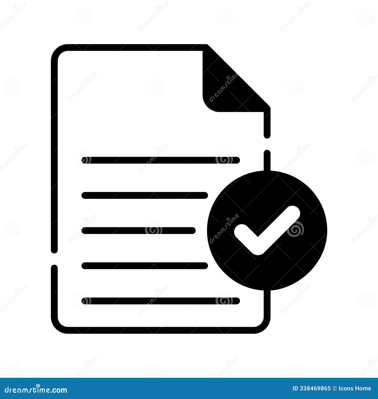 Approved File stock illustration. Illustration of accepted - 338469865