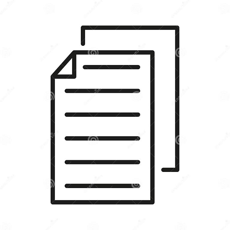 Document Icon. File Copy Icon for Web and Application. Vector ...