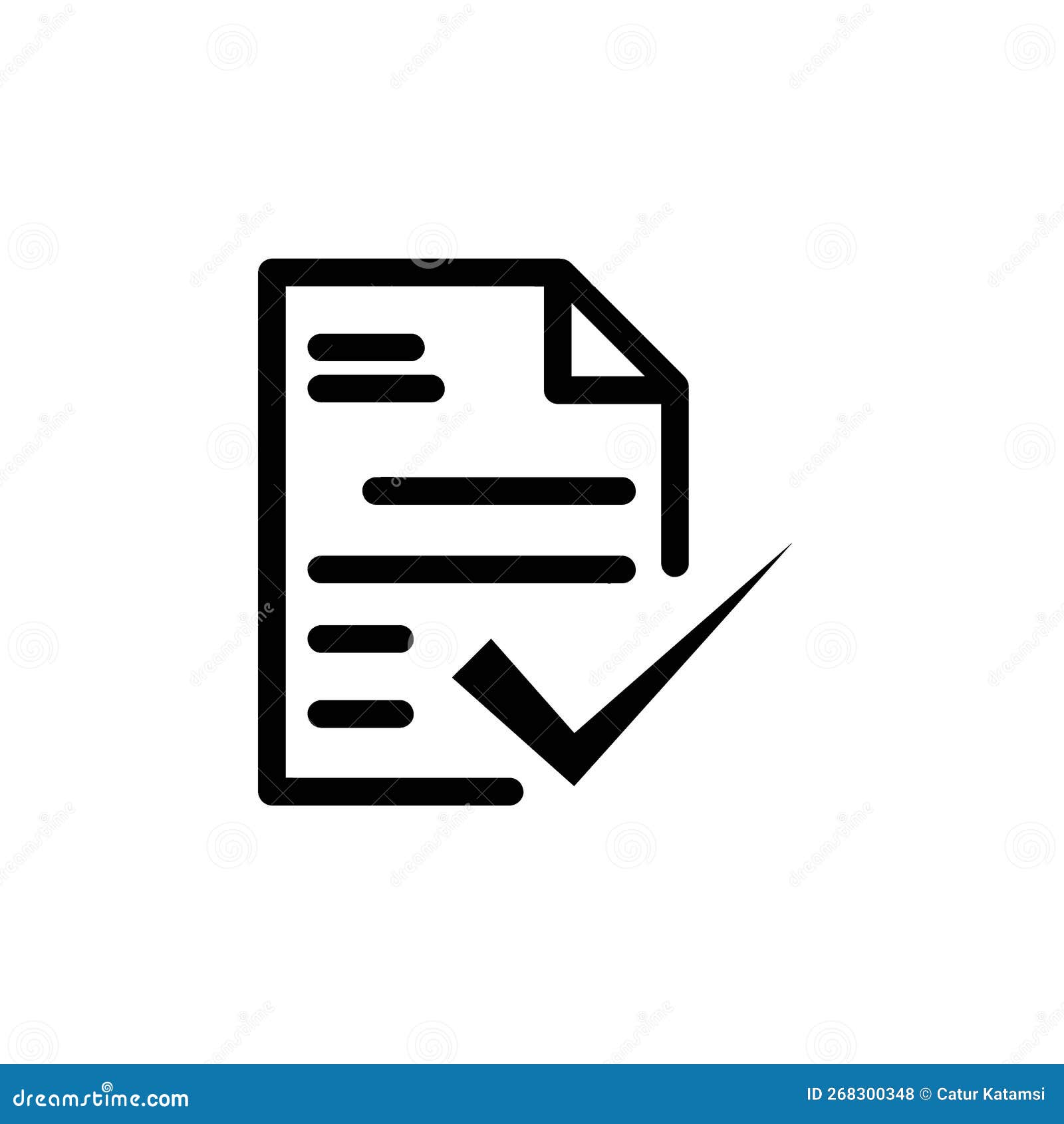 Document Icon Logo Vector Design Template Stock Vector - Illustration ...