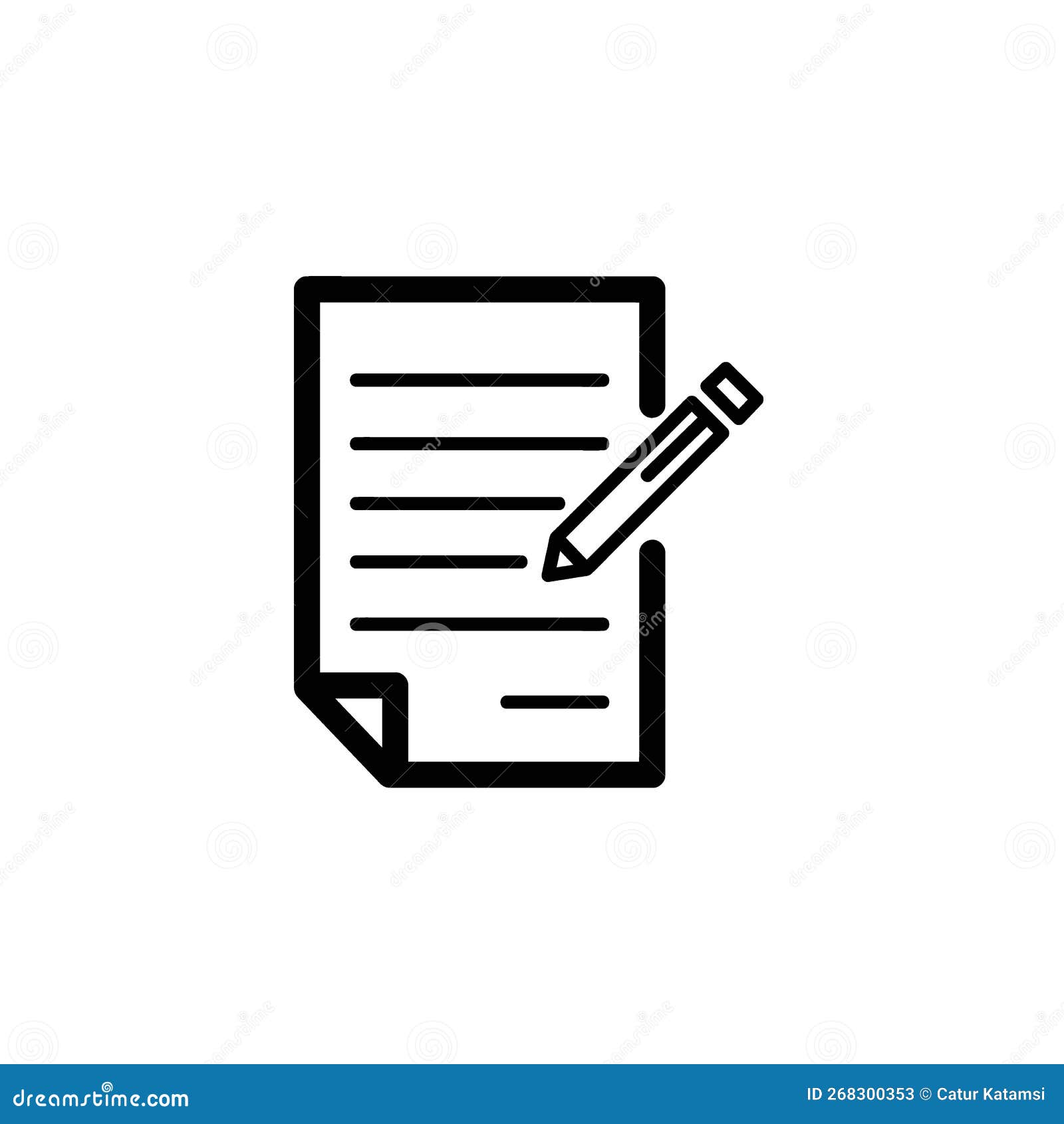 Document Icon Logo Vector Design Template Stock Illustration ...