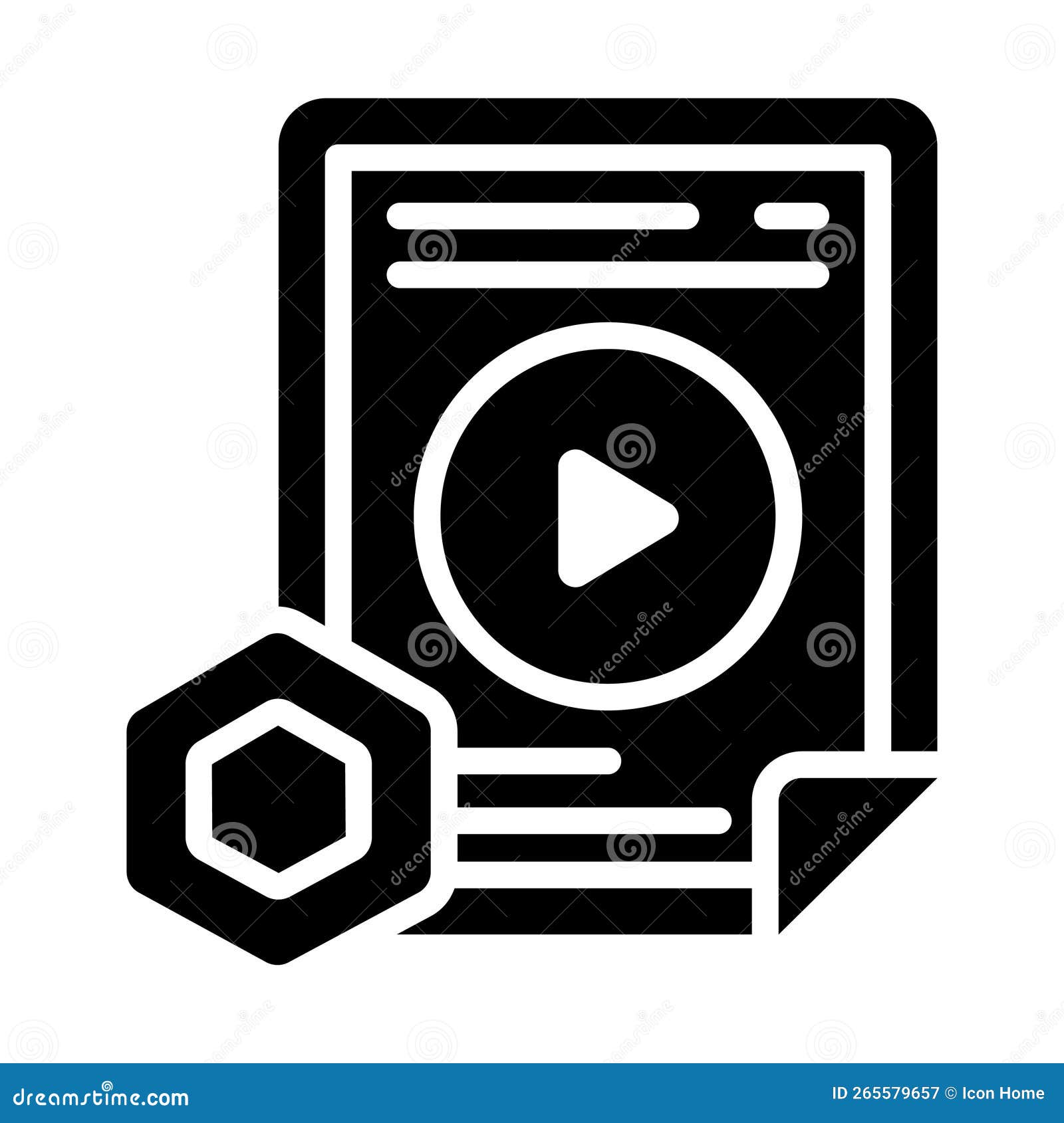 Document Icon, Non-fungible Token, Digital Technology Stock Vector ...