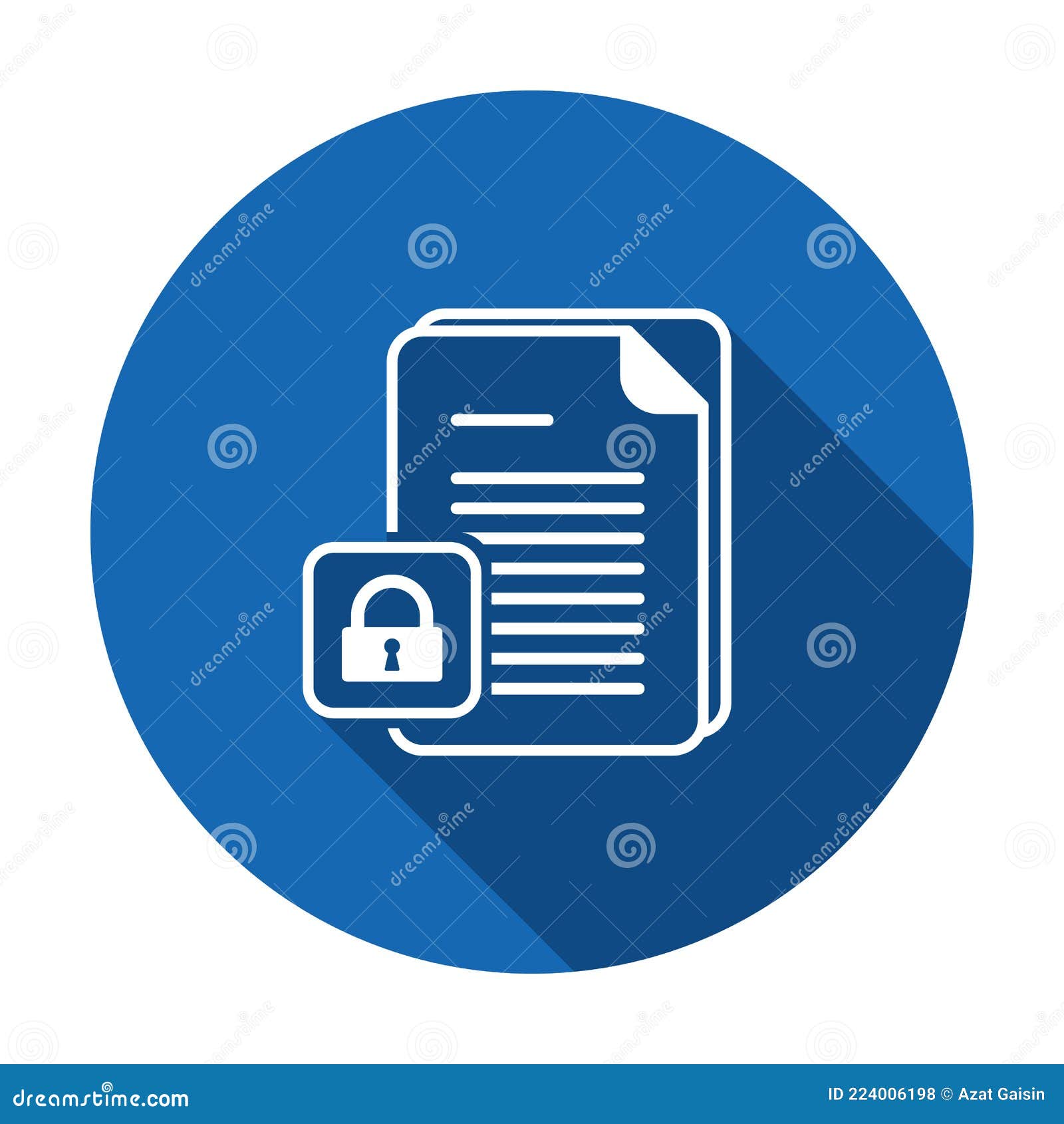 Privacy Symbol Icon Set Vector Illustration. Contains Such Icon As ...