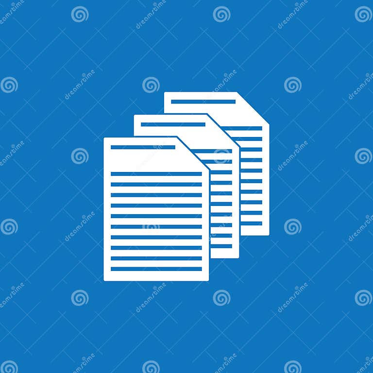 Document Icon and Symbol Vector Template Illustration Stock ...
