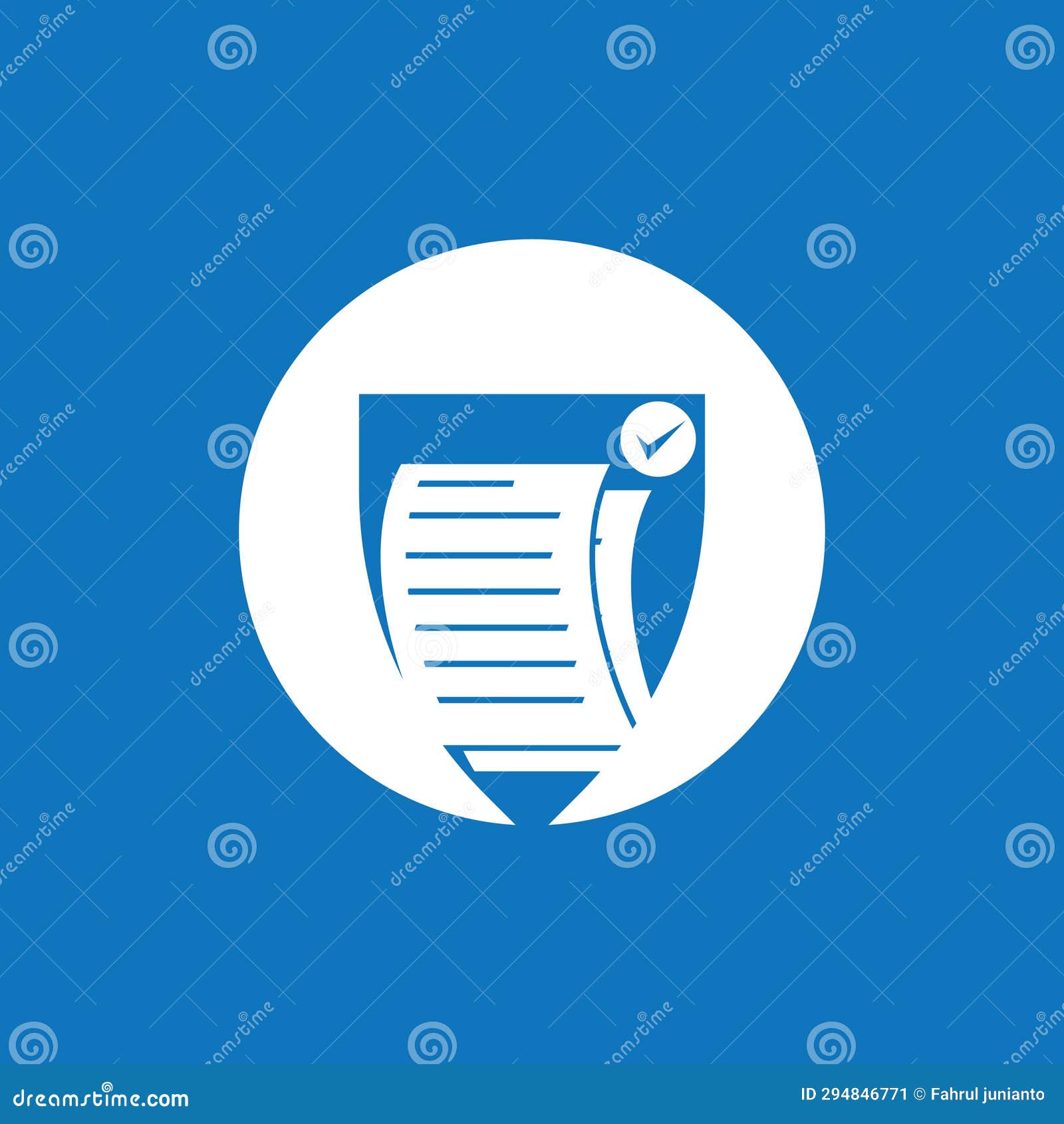 Document Icon and Symbol Vector Template Illustration Stock Vector ...