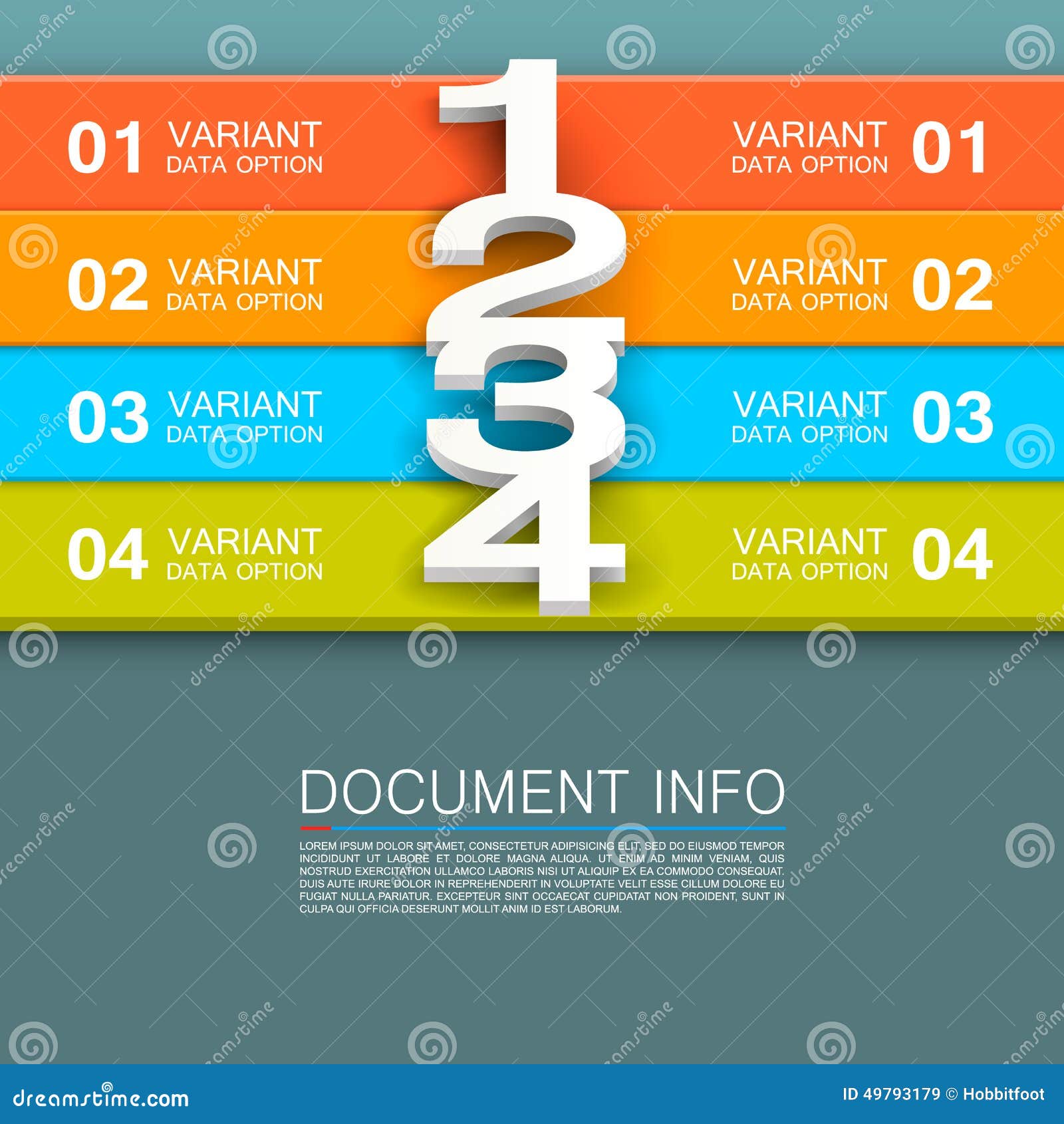 Document info banner stock vector. Illustration of label - 49793179