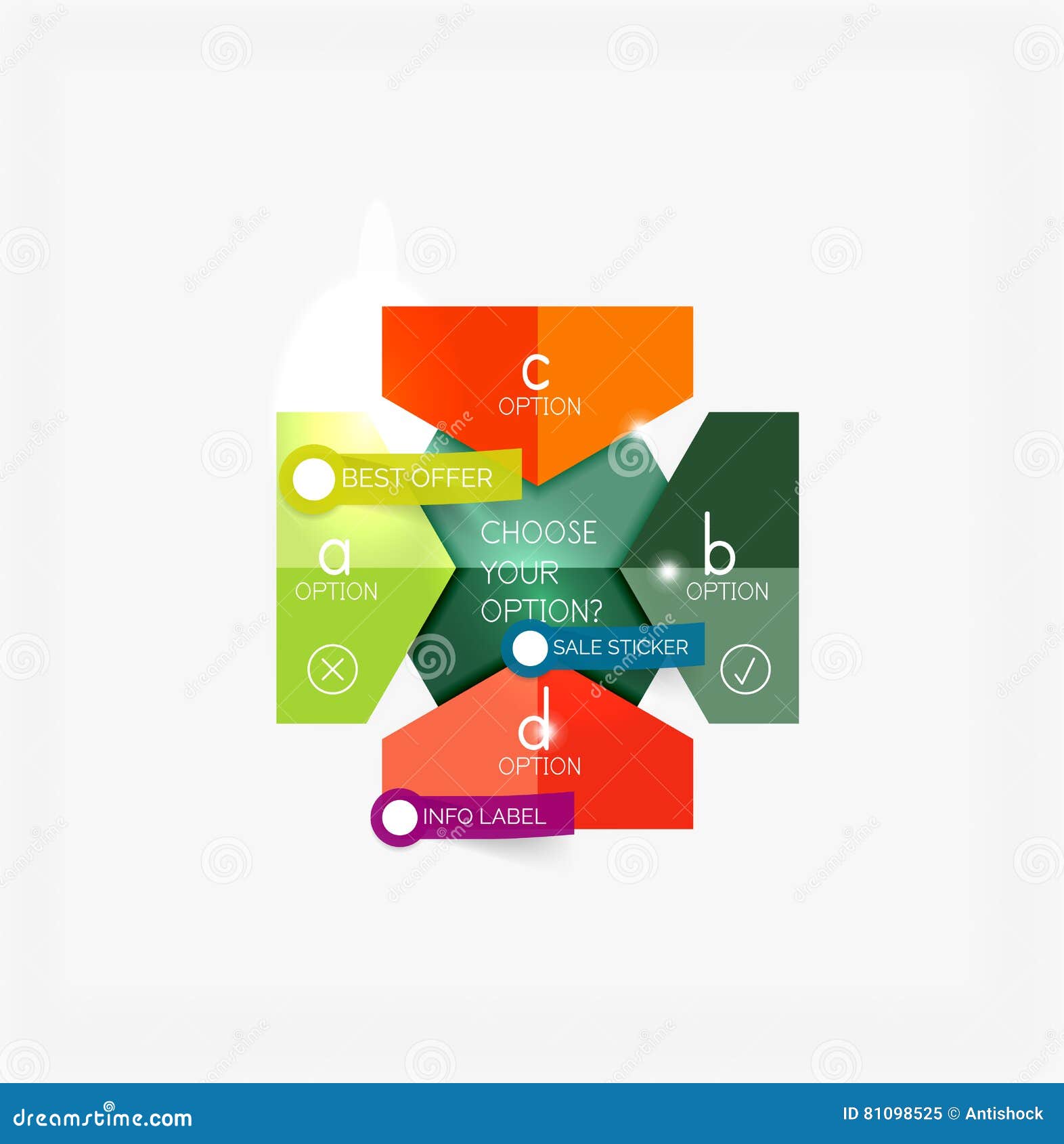 Document Infographic Banners En Stickers Vector Illustratie ...