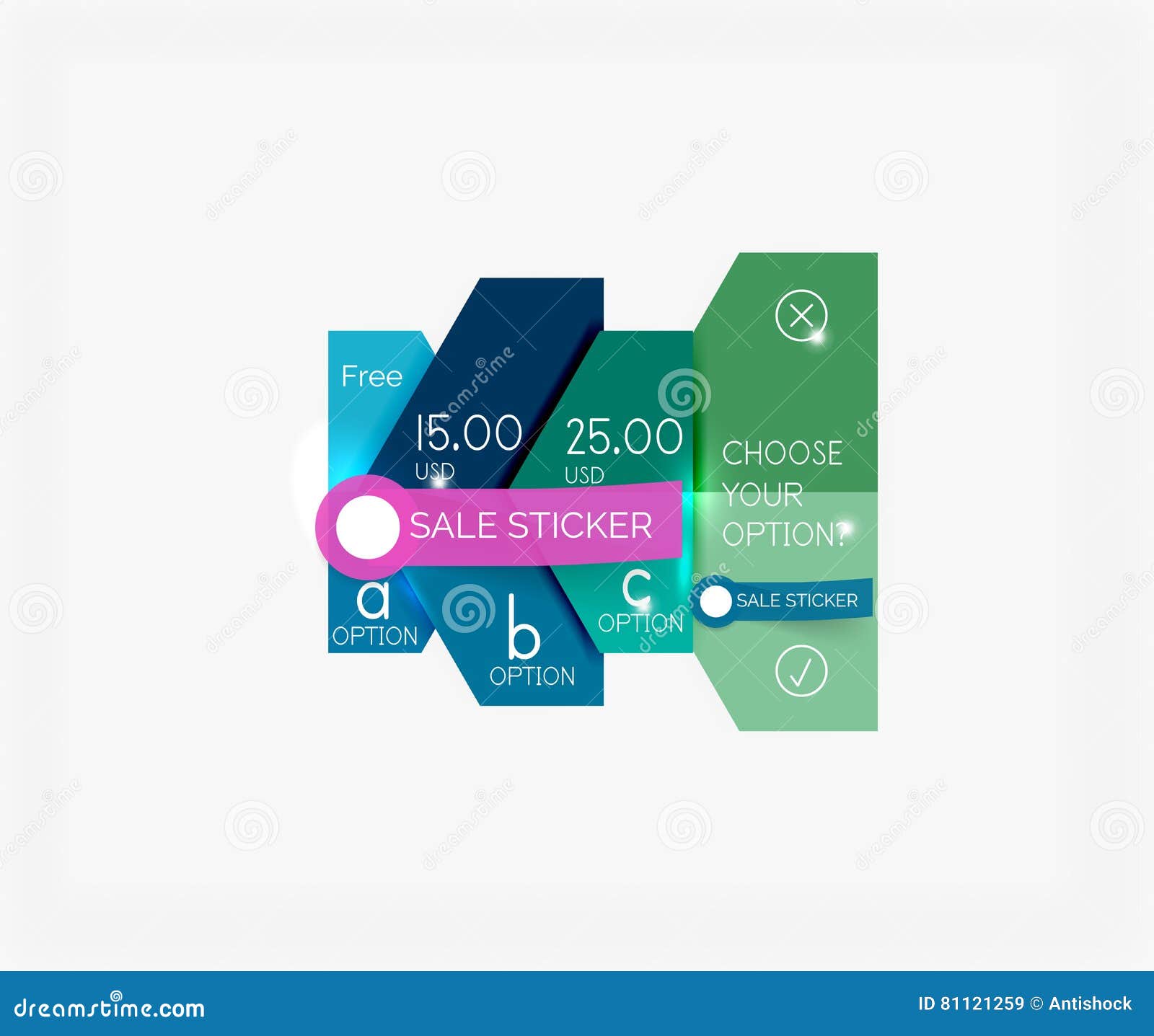 Document Infographic Banners En Stickers Vector Illustratie ...