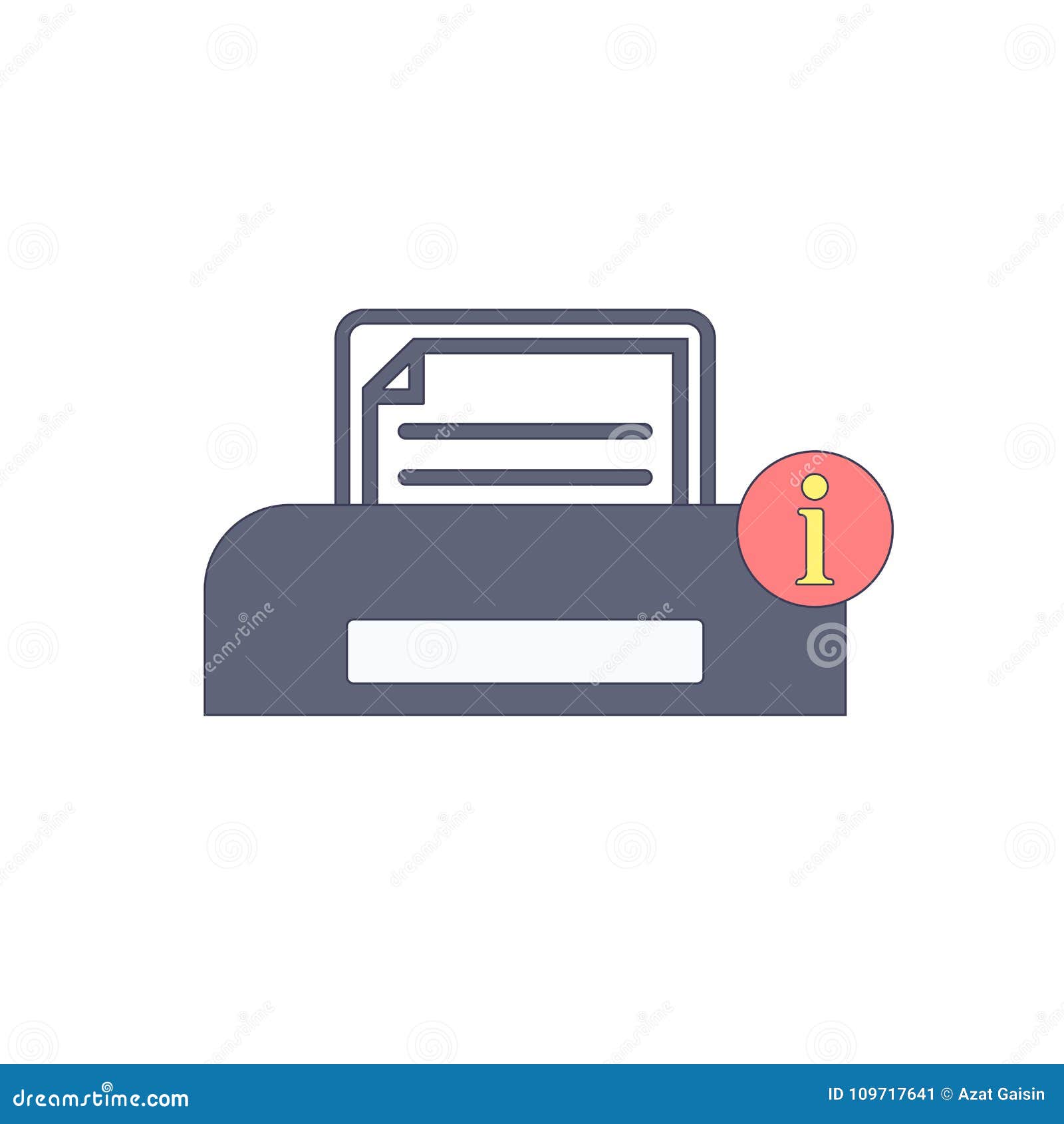 Document, Information, Paper, Print, Printer, Printing Icon Stock ...