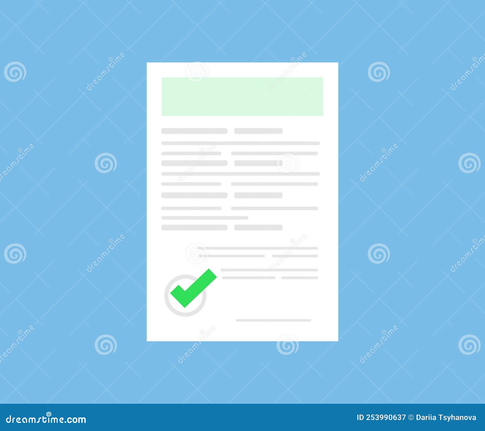Document Inspection Vector Icon. Audit Illustration Sign. Contract ...