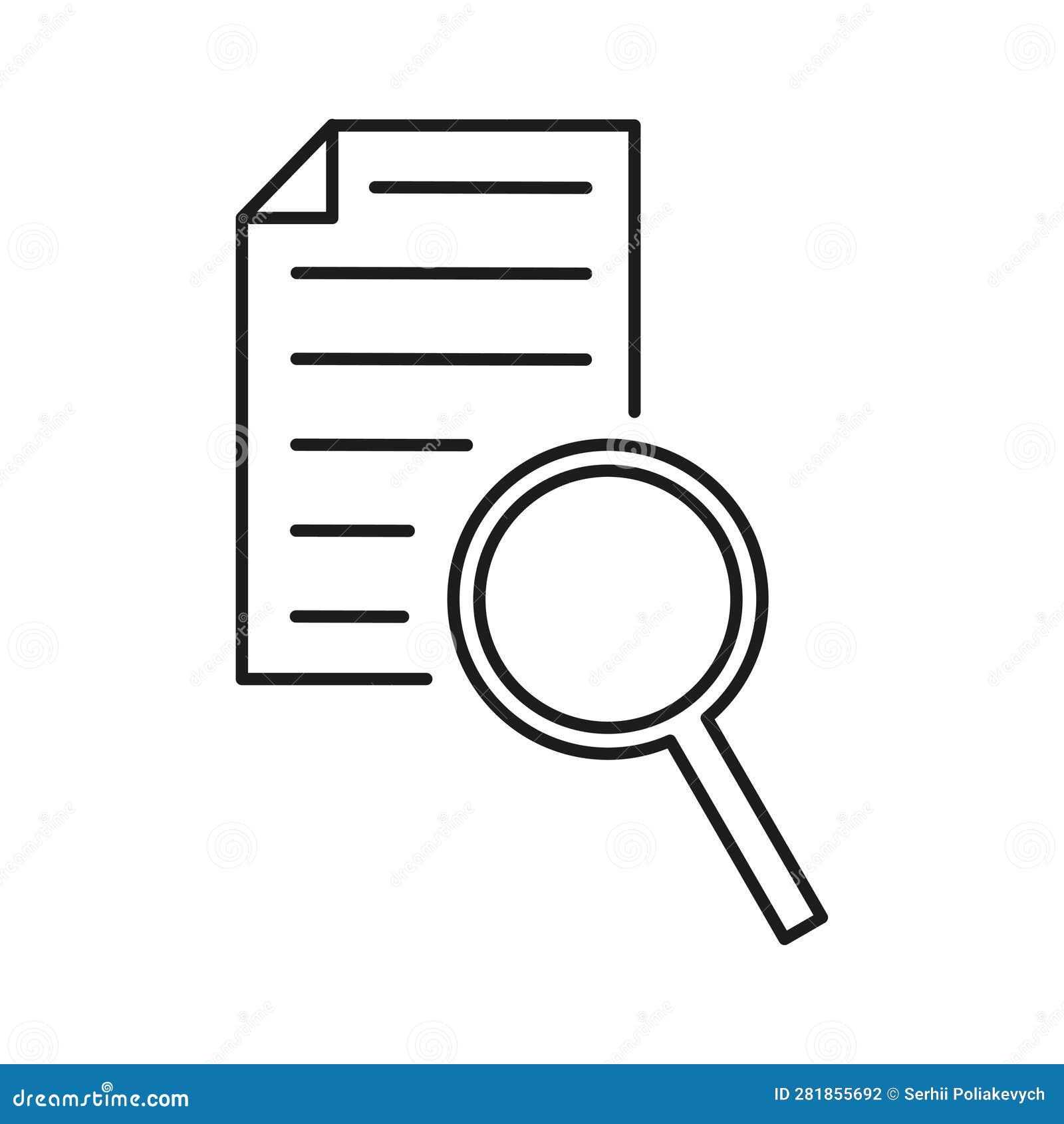 Document Inspection Or Assessment Evaluation Logo Design. Contract ...