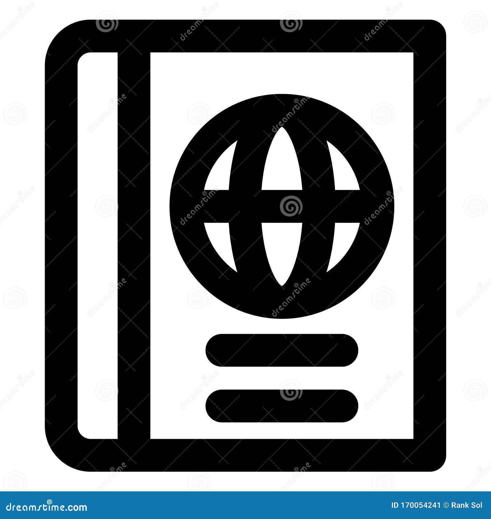 Document, International Bold Vector Icon Which Can Be Easily Modified ...