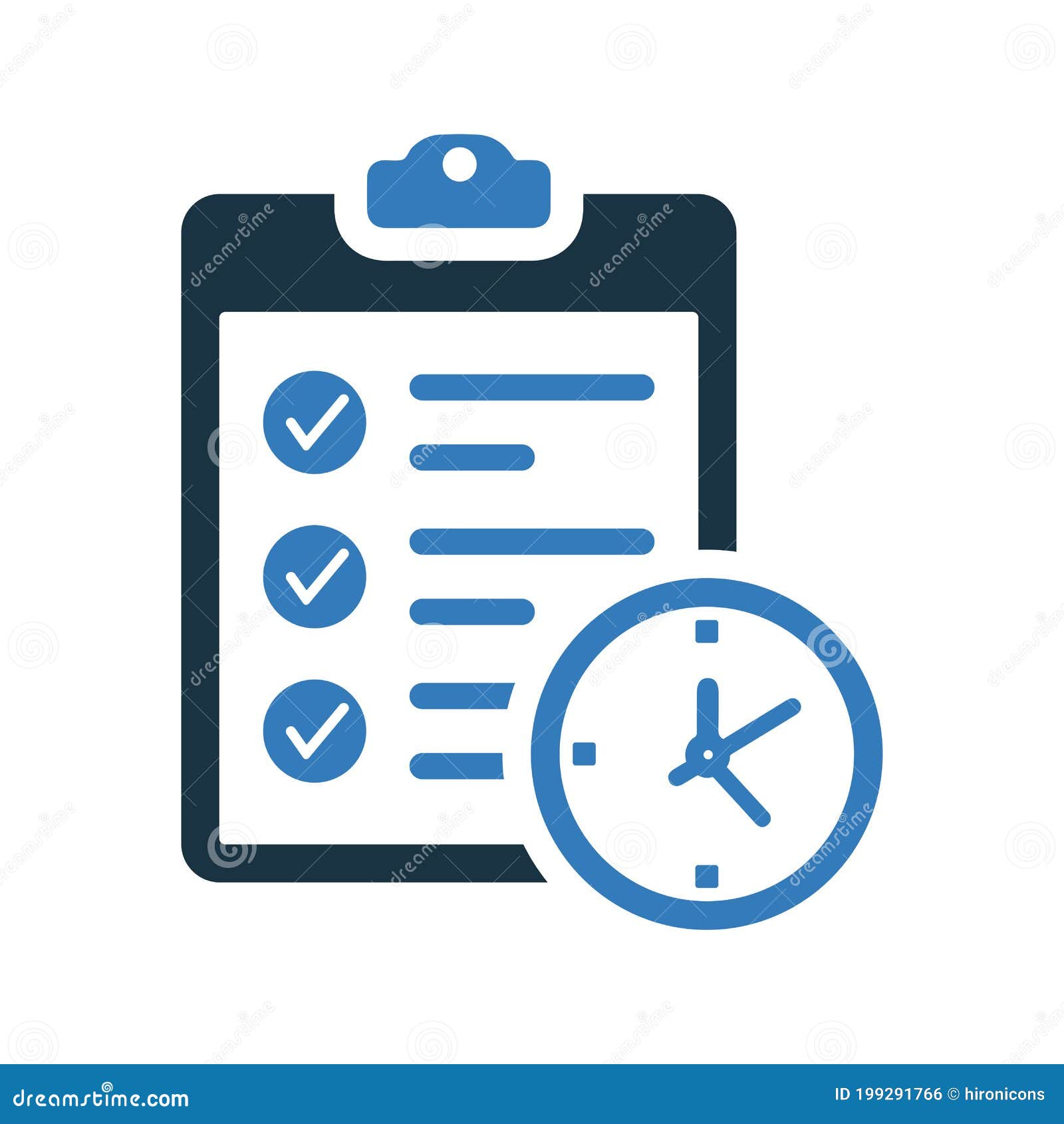 Document, List, Waiting Icon. Vector Graphics Stock Vector ...