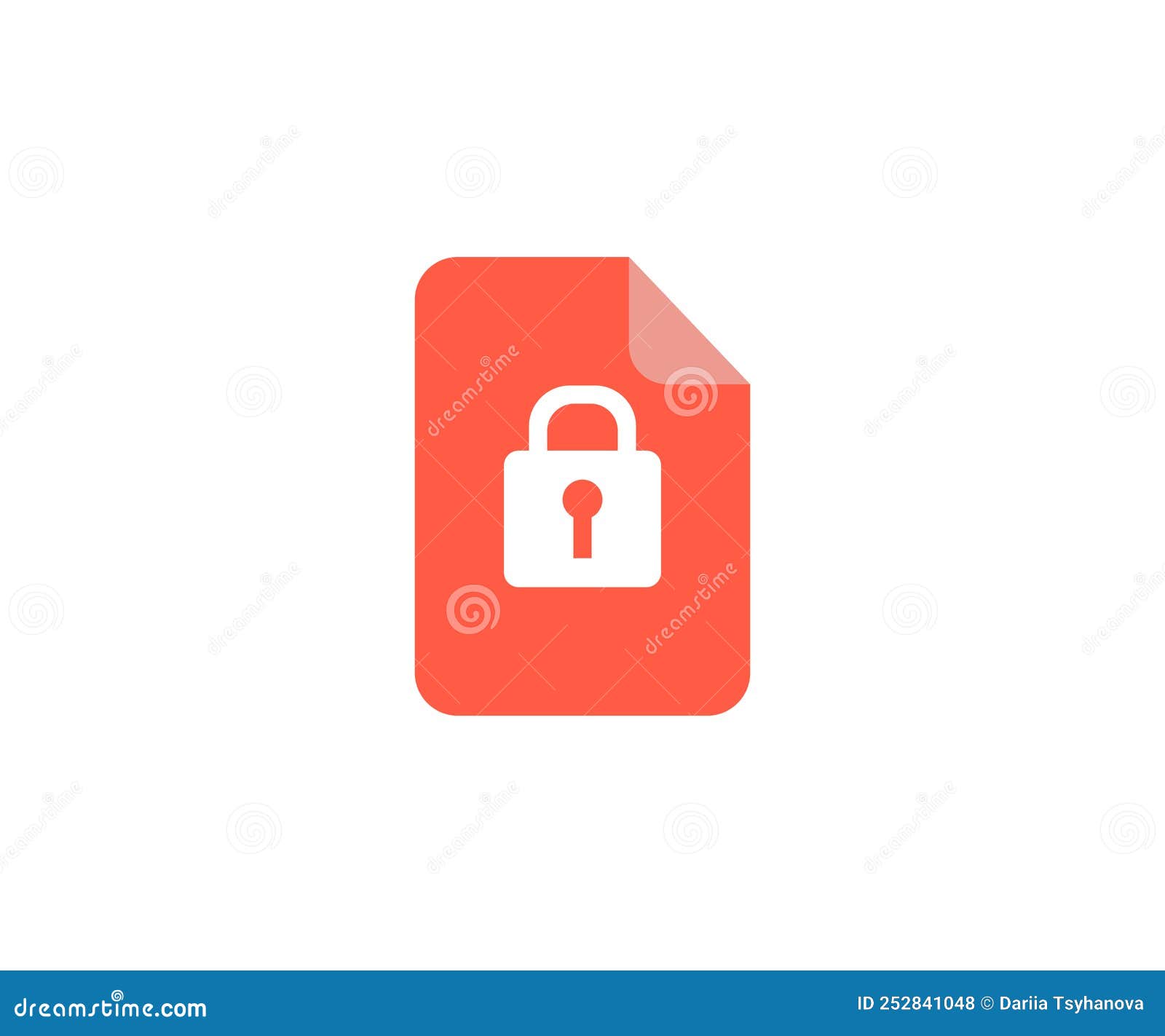 Document and Lock Logo Design. Paper Documents Access and Private Lock ...