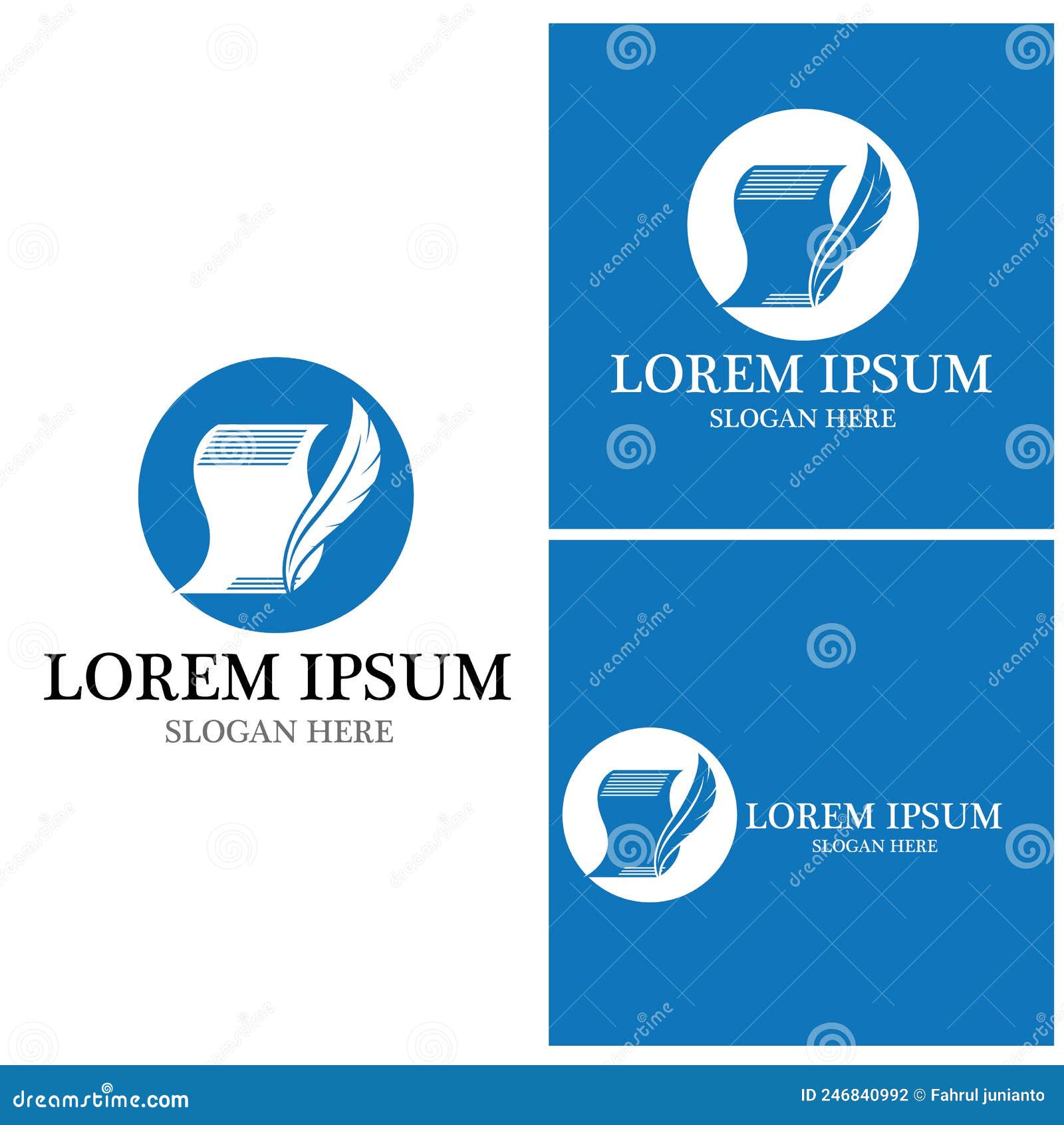 Document Logo Vector Template Illustration Stock Illustration ...