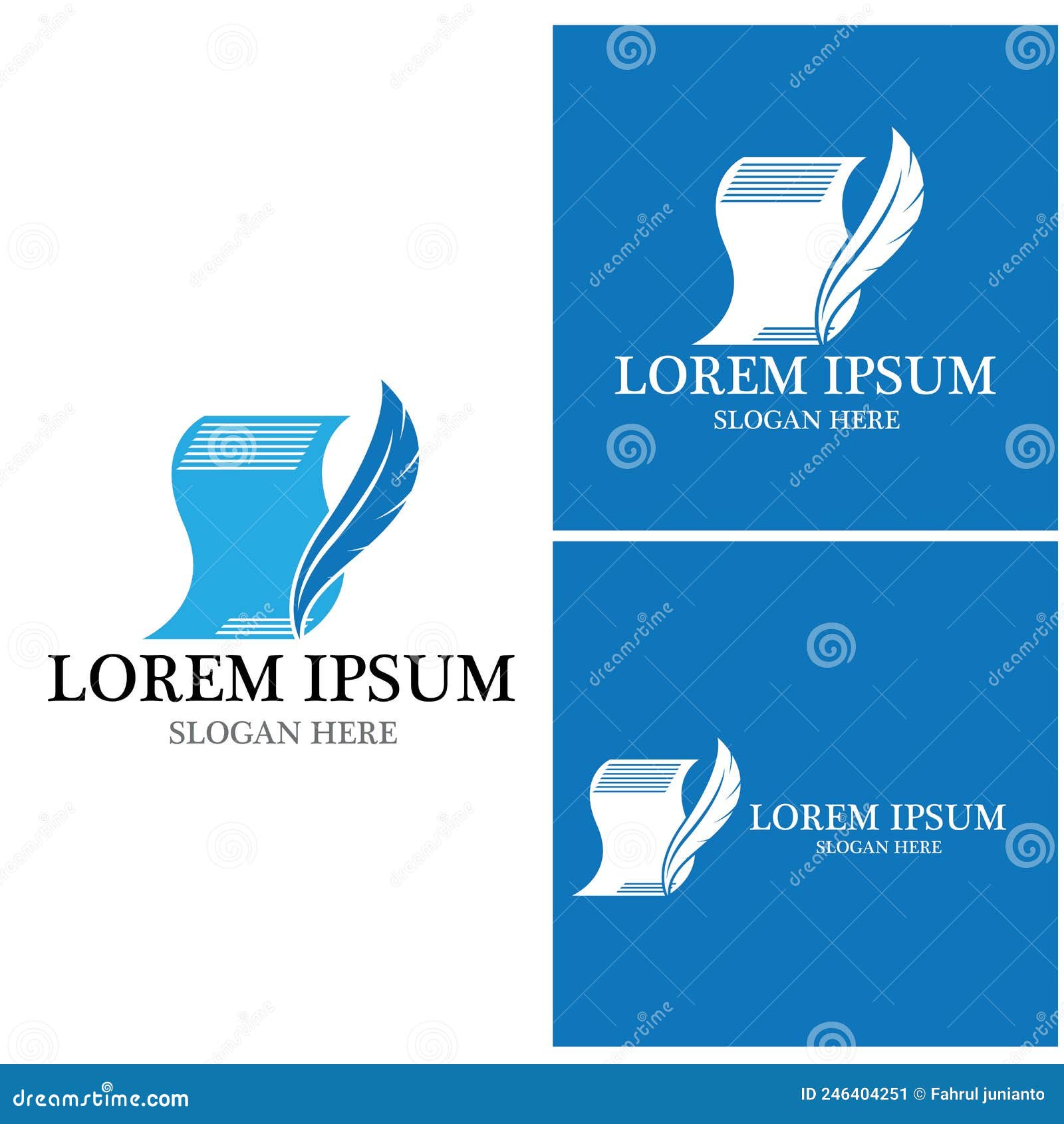 Document Logo Vector Template Illustration Stock Illustration ...