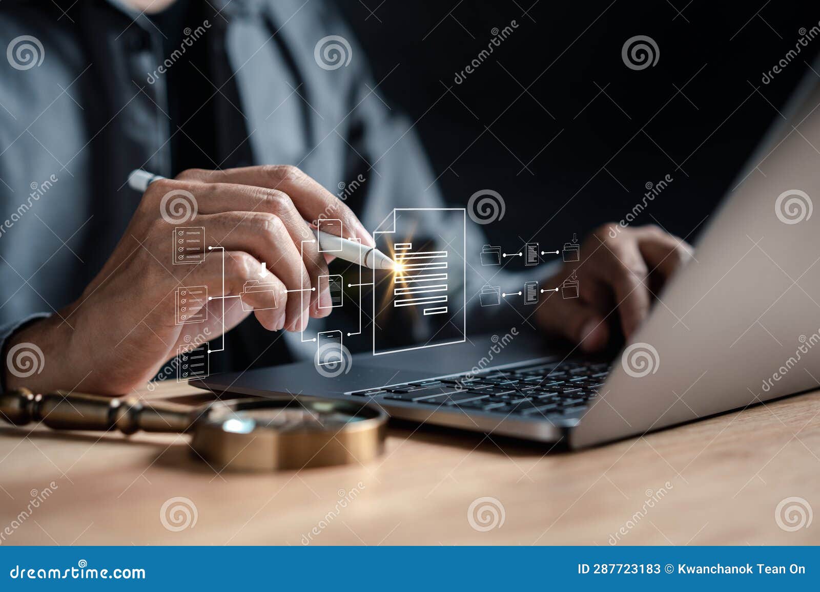 Document Management Checking System Online Documentation Database And Process Automation To 2060