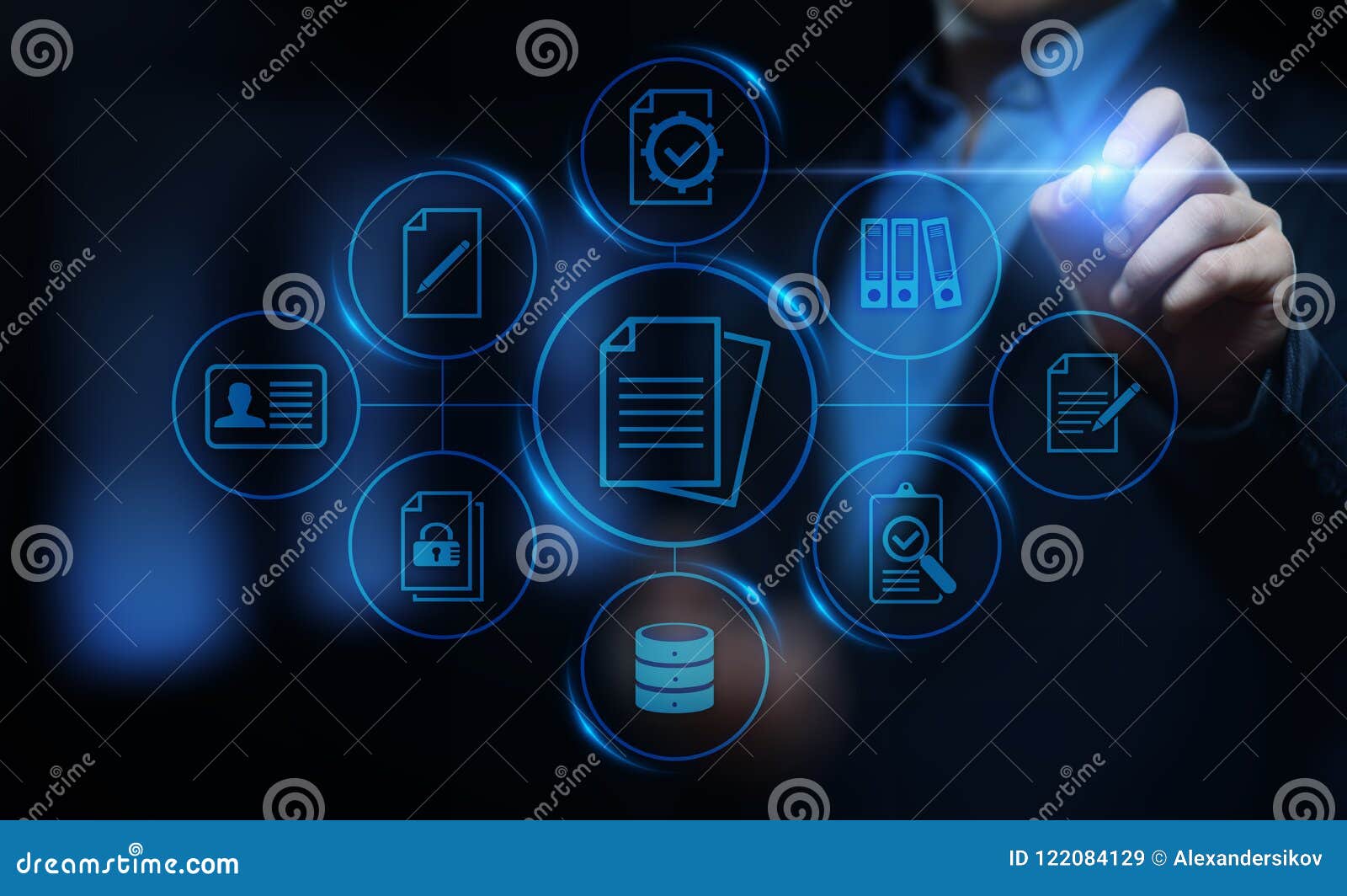 Document Management Data System Business Internet Technology Concept ... Document Management Data System Business Internet Technology Concept ...