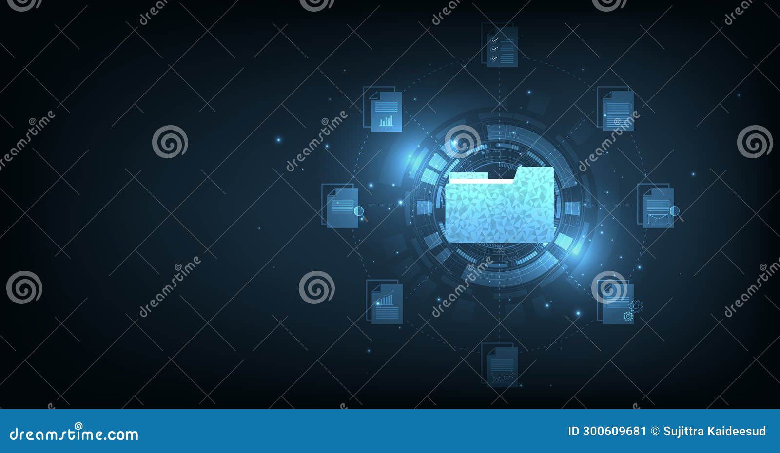 Document Management and Digital Document Paperless Operation Concept ...