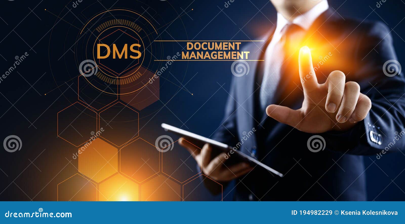 Document Management DMS System Digital Rights Management. Stock ...