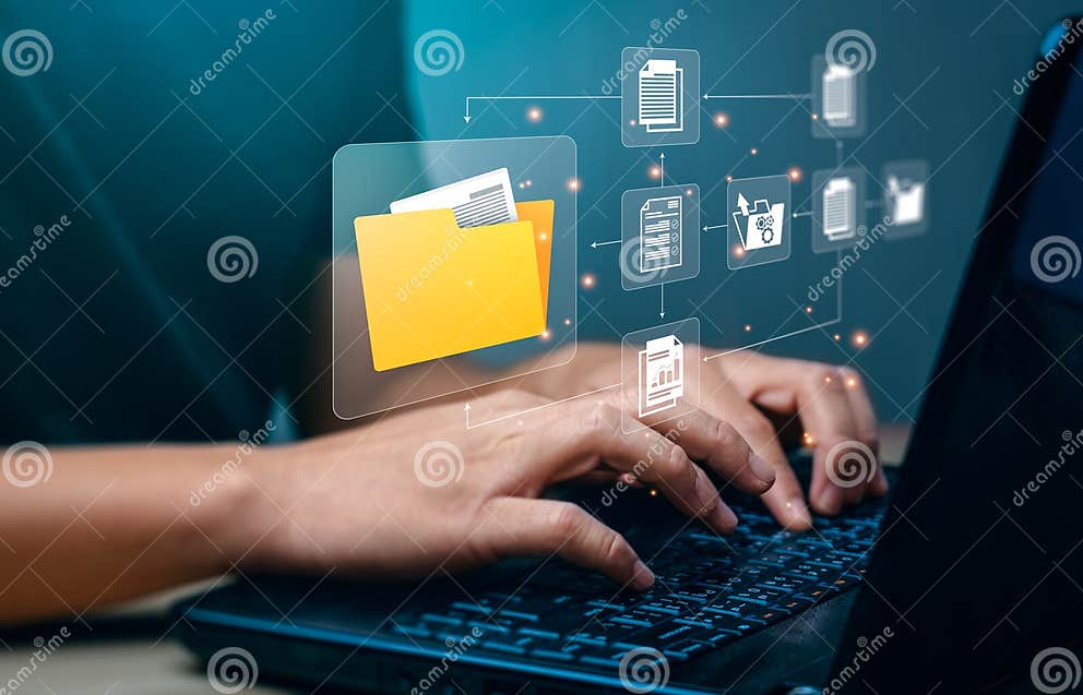 Document Management System Concept. Enterprise Content Management ...