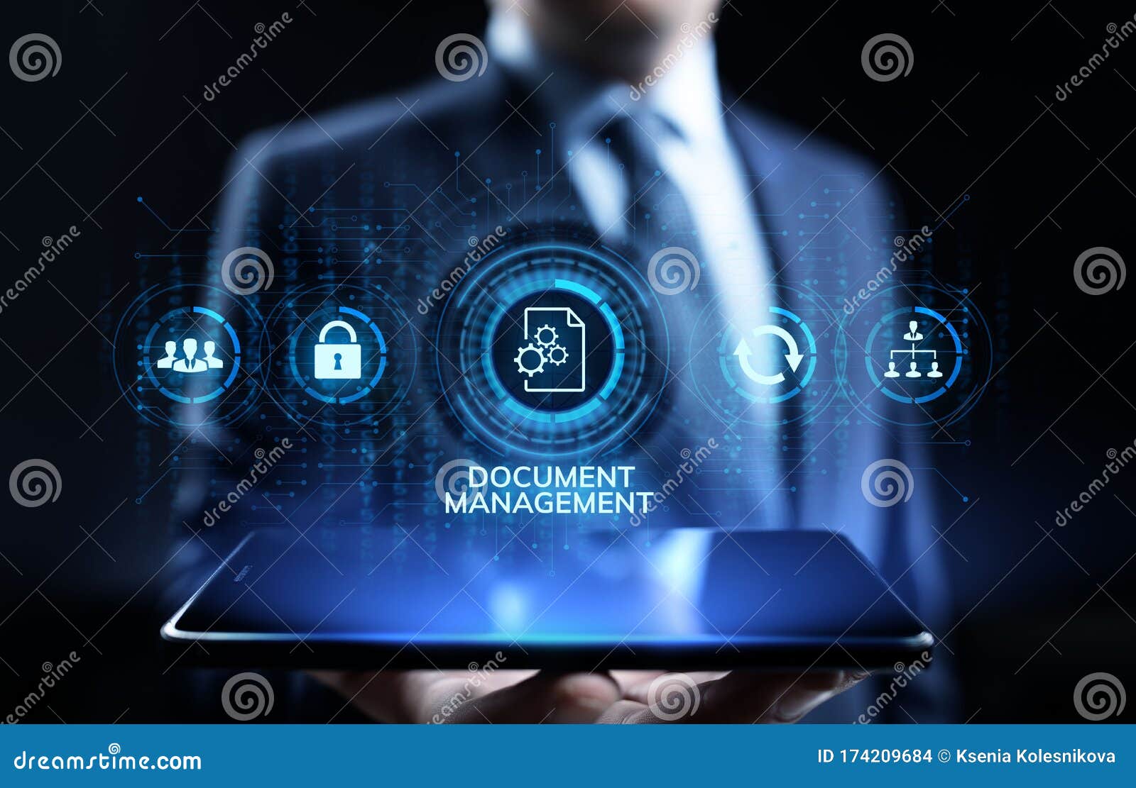 Document Management System Digital Right Management Business Technology ...