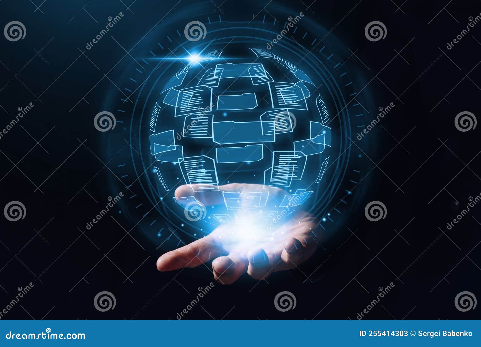 Document Management System or DMS. Cloud Storage with Handling Folders ...