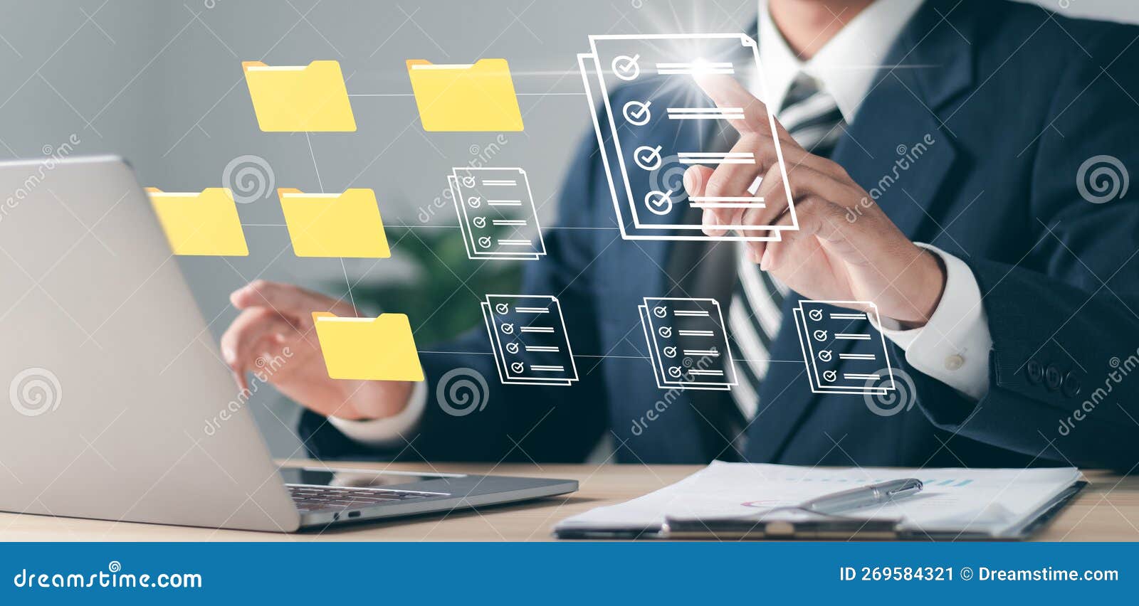 Document Management System (DMS) Concept. Process Automation To ...