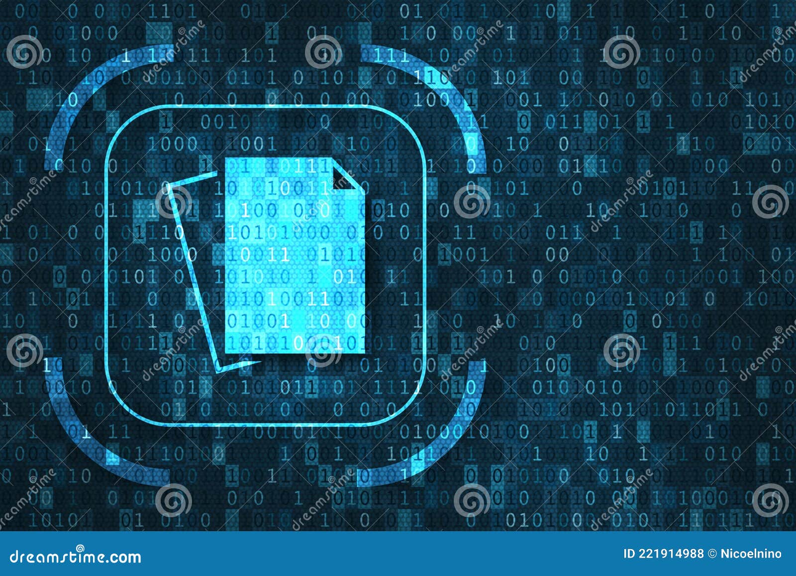 Document Management System DMS and Files Storage Illustration with ...