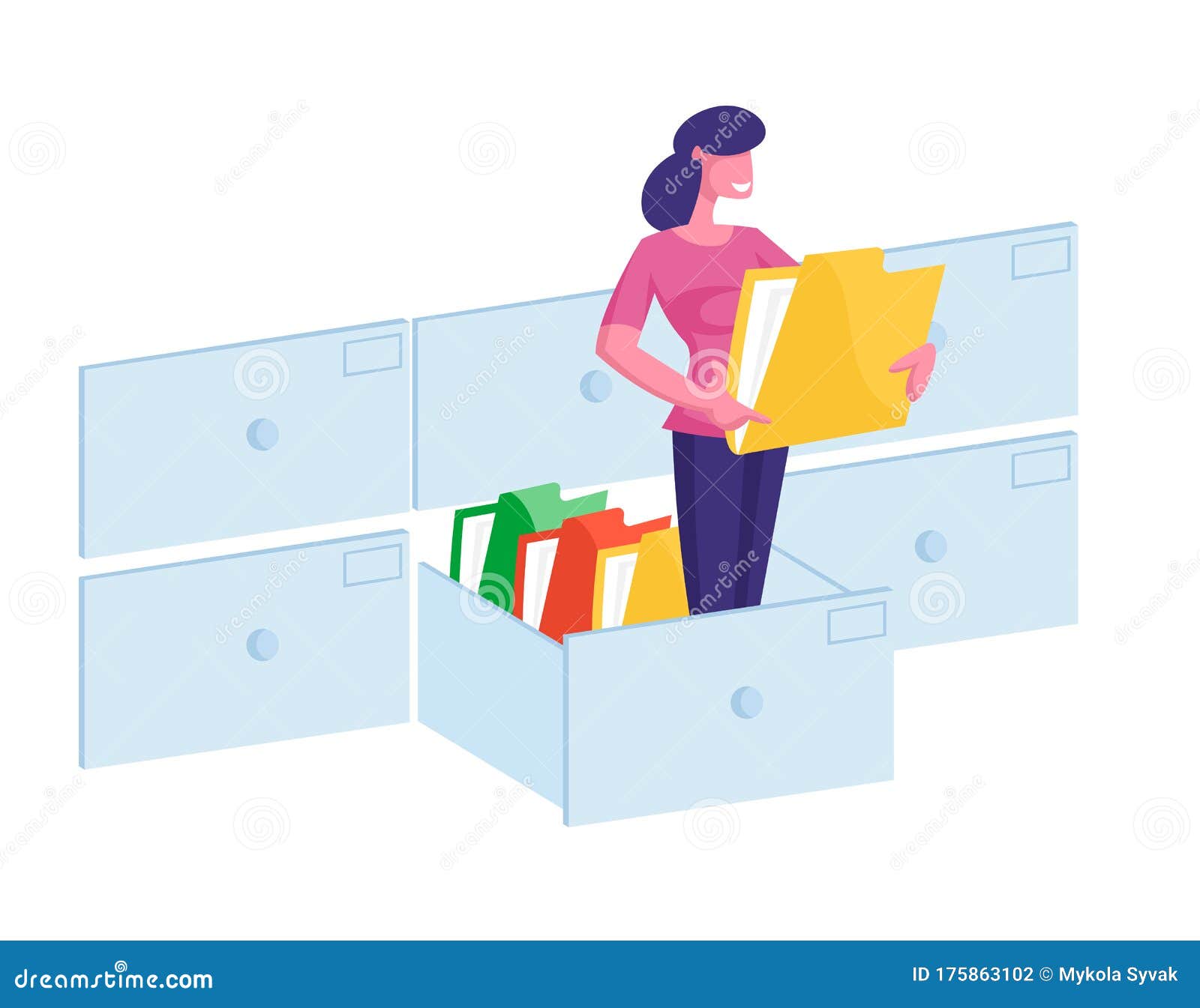 Document Management System, Information Database Catalog Concept ...