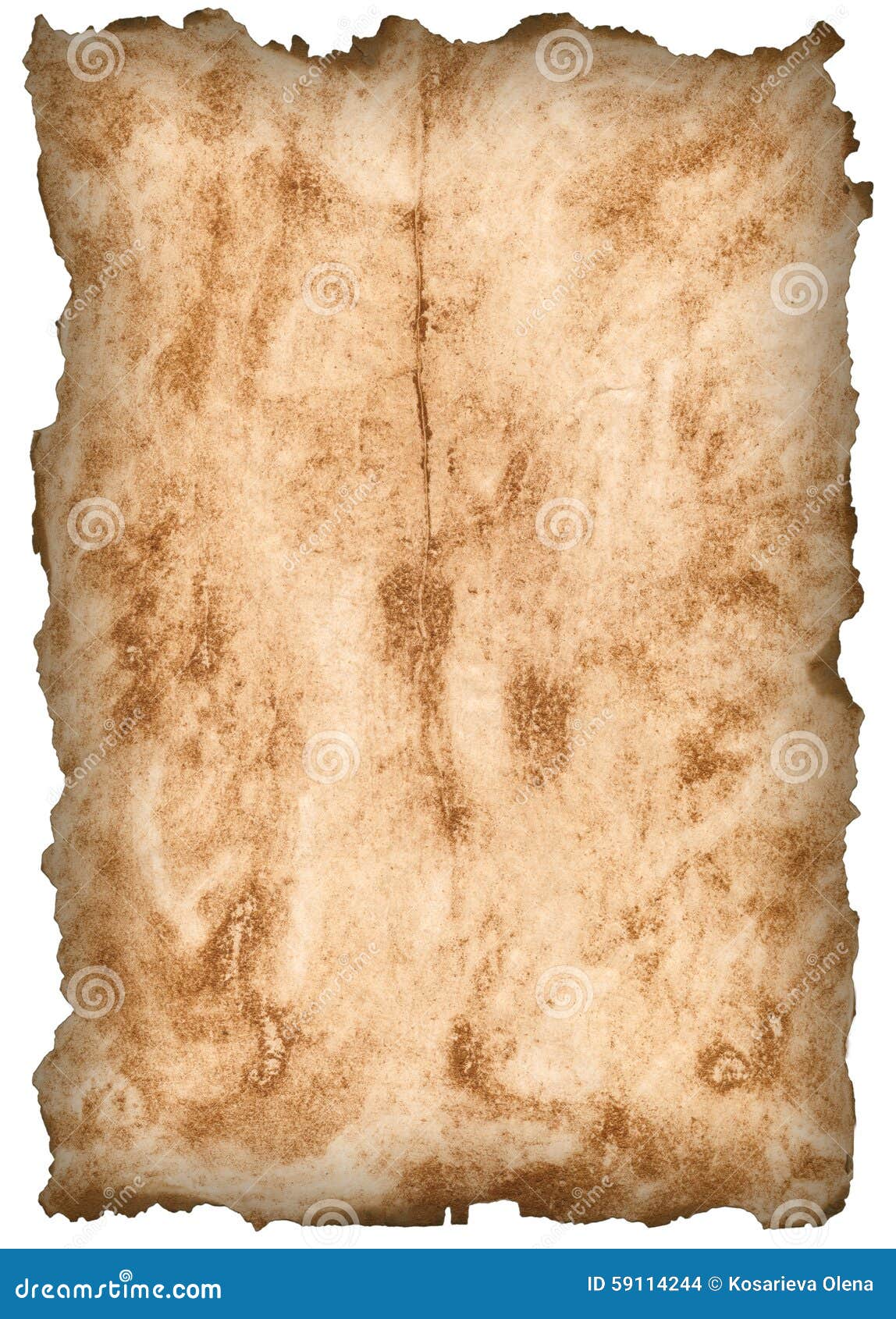 Document Met Gebrande Randen Stock Foto - Image of papyrus, geweven ...