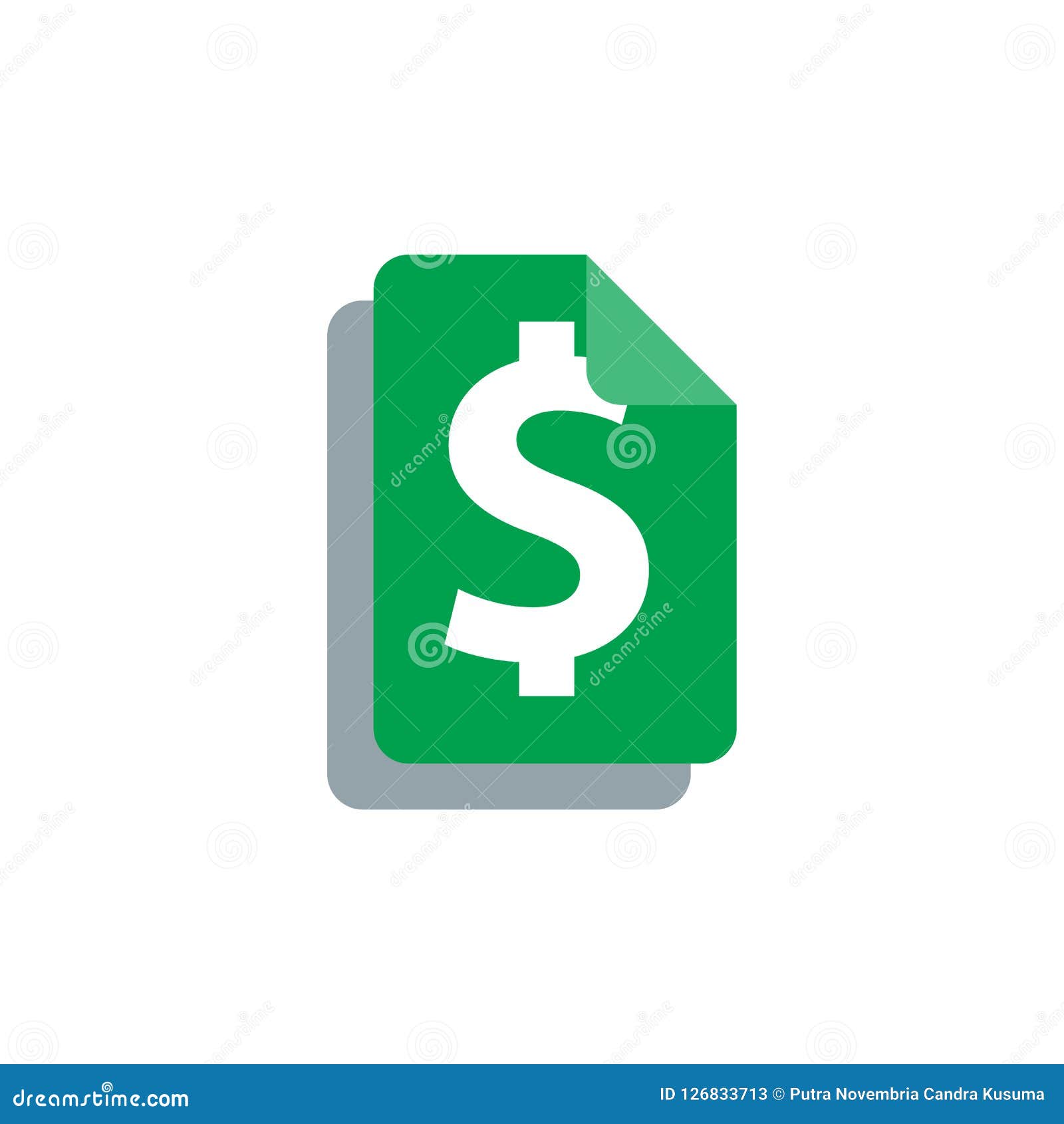 Document Money Logo Icon Design Stock Vector - Illustration of ...