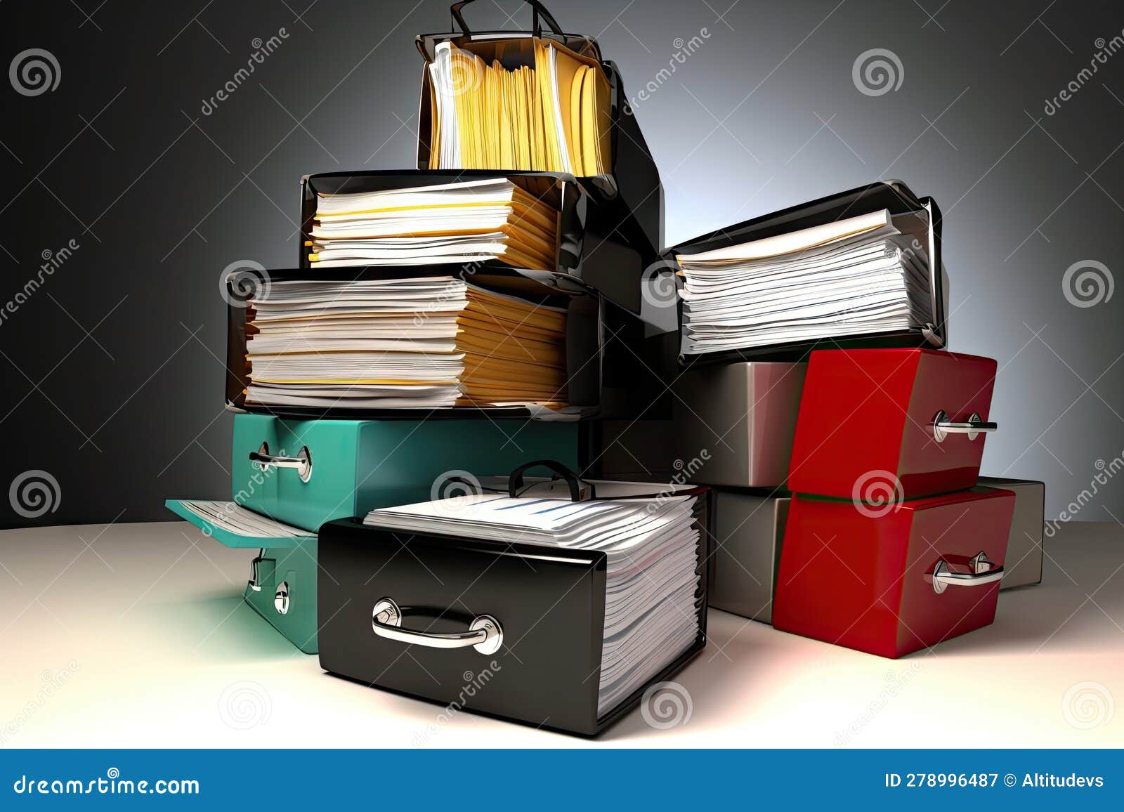 Document Organization System, with Categories and Subsections for ...