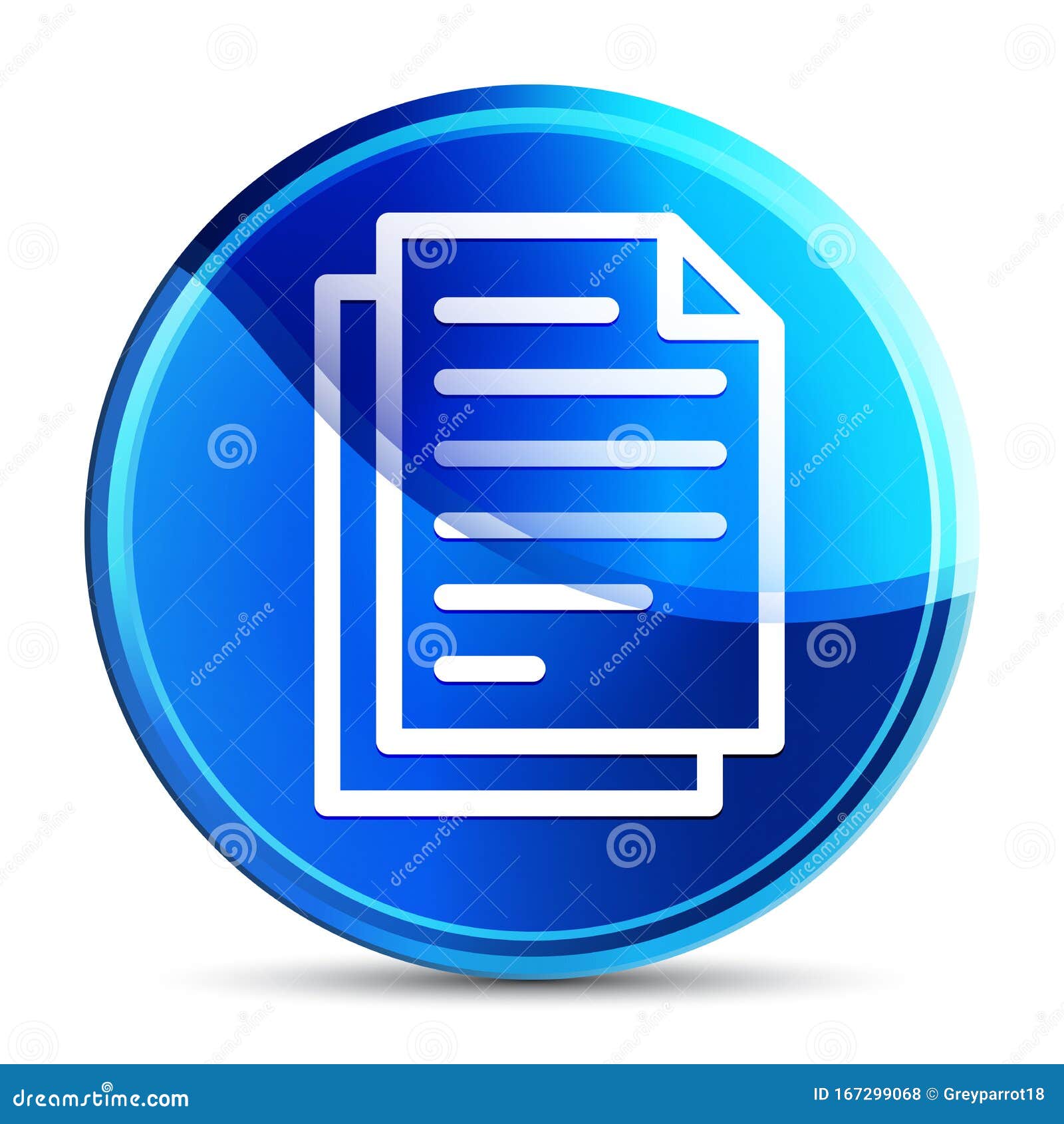 Document Pages Icon Glassy Vibrant Sky Blue Round Button Illustration ... Document Pages Icon Glassy Vibrant Sky Blue Round Button Illustration ...