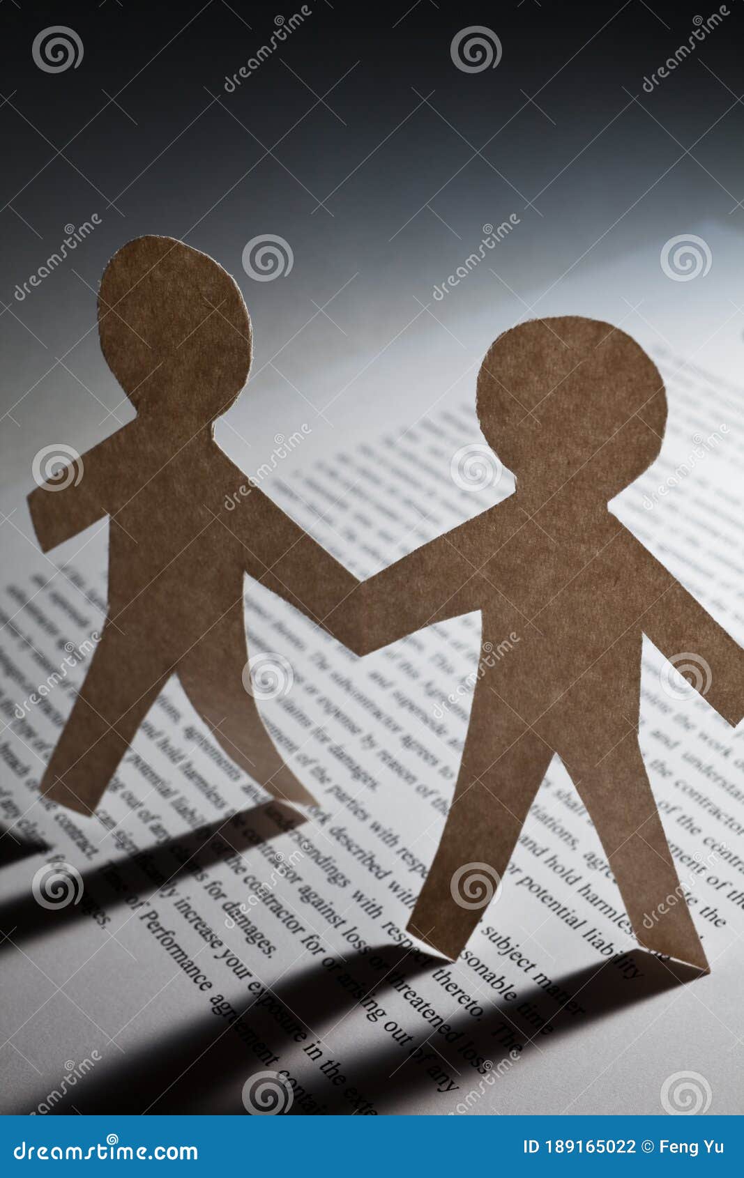 Document and Paper Chain Men Stock Photo - Image of support, paper ...