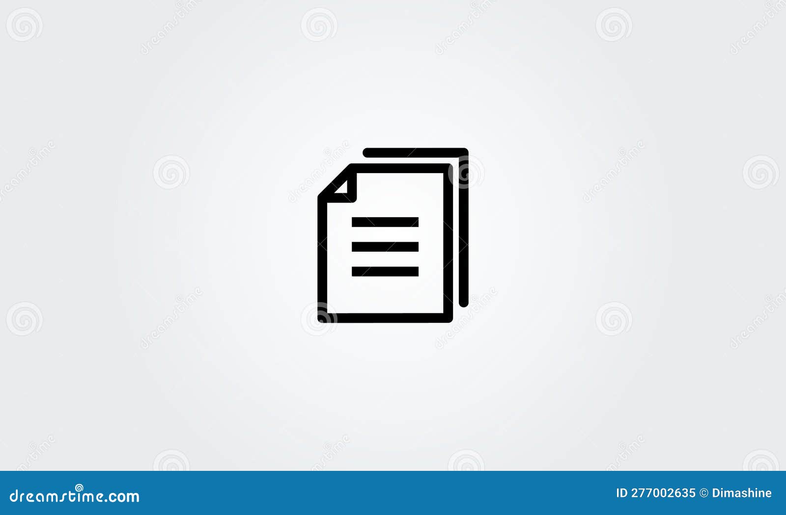Document, Paper, File, Page Symbol, Icon. Vector Illustration Graphic ...