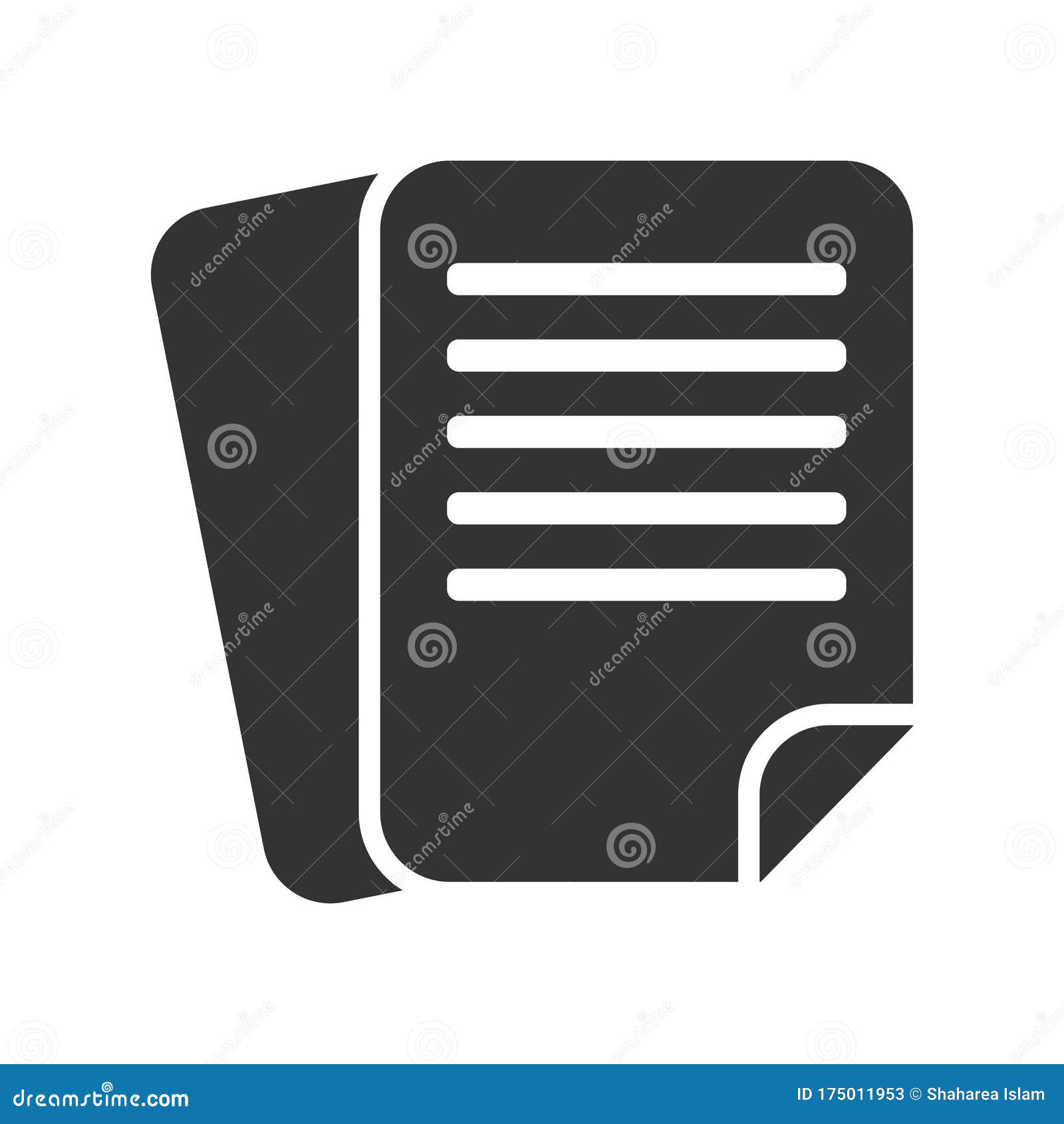 Document Icon Vector With Tick Check Mark For Business And Finance In A ...