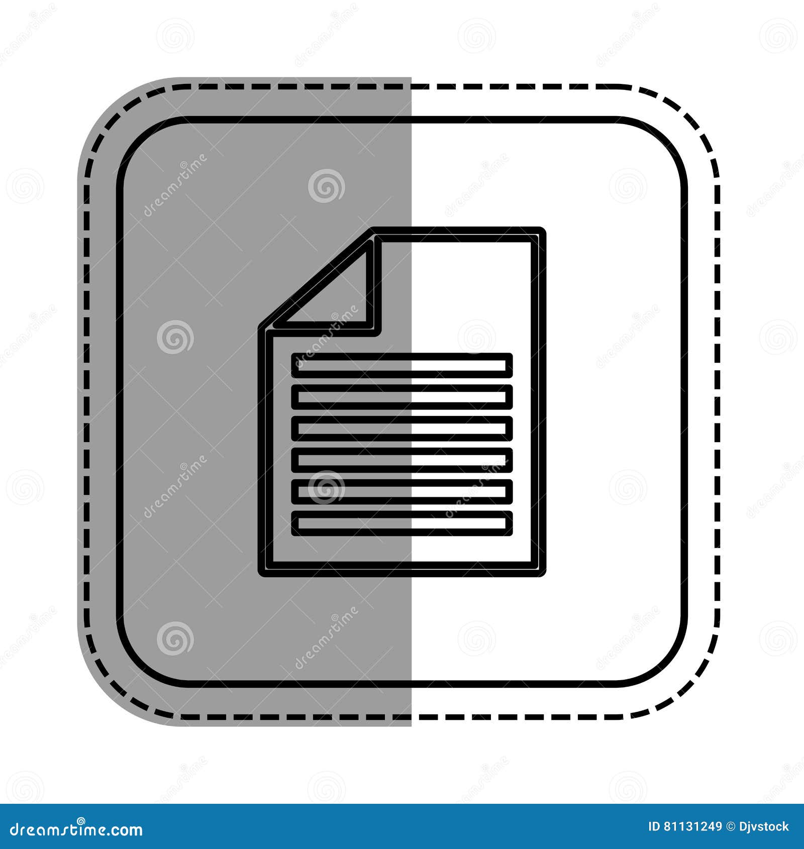 Document paper report stock vector. Illustration of data - 81131249