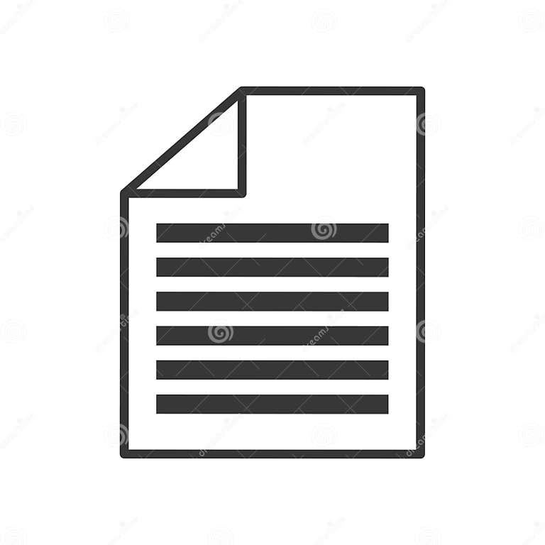 Document paper report stock vector. Illustration of card - 81145218