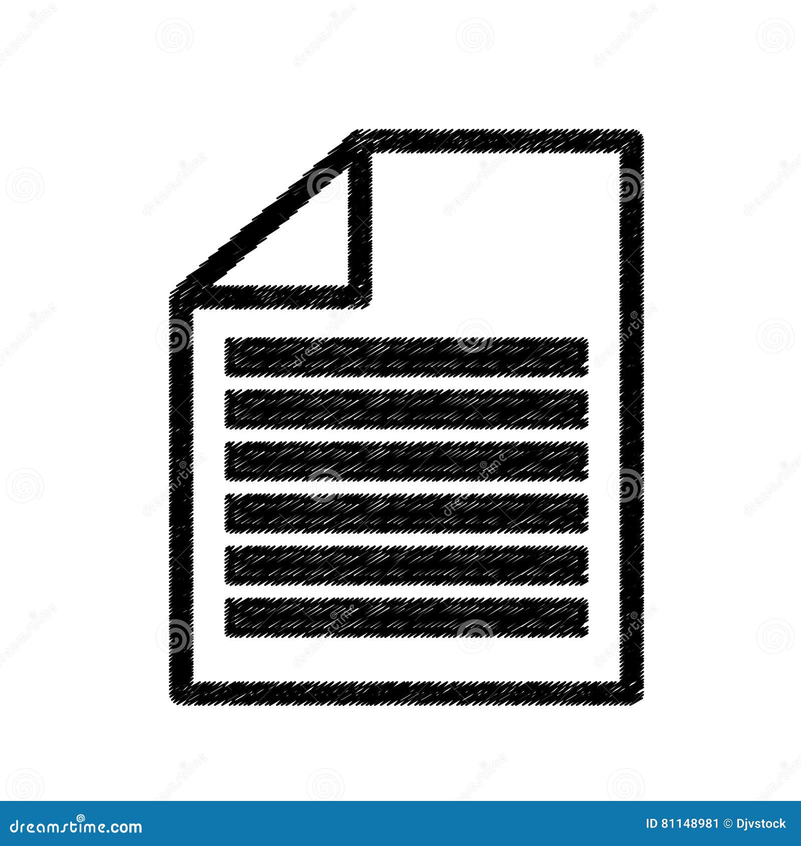 Document paper report stock vector. Illustration of blank - 81148981