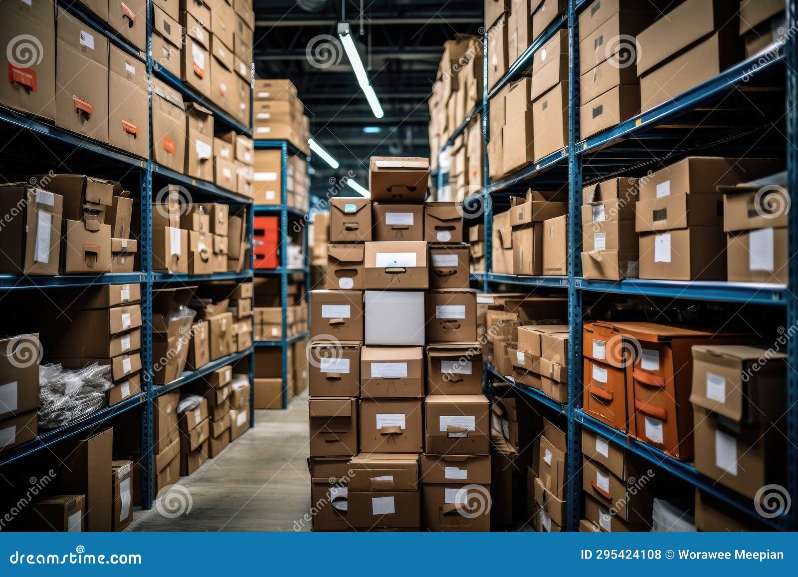 Document and Paperwork File Store. Generative AI Stock Photo - Image of ...