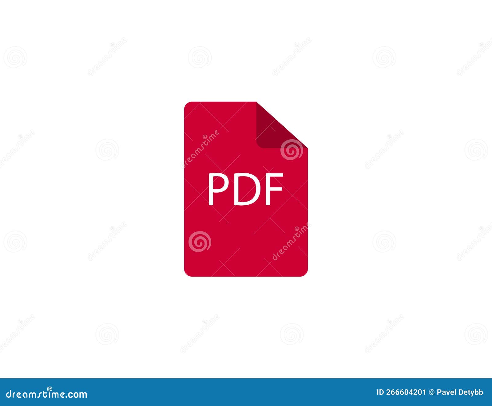 Document, Pdf, Format Icon. Vector Illustration. Stock Vector ...