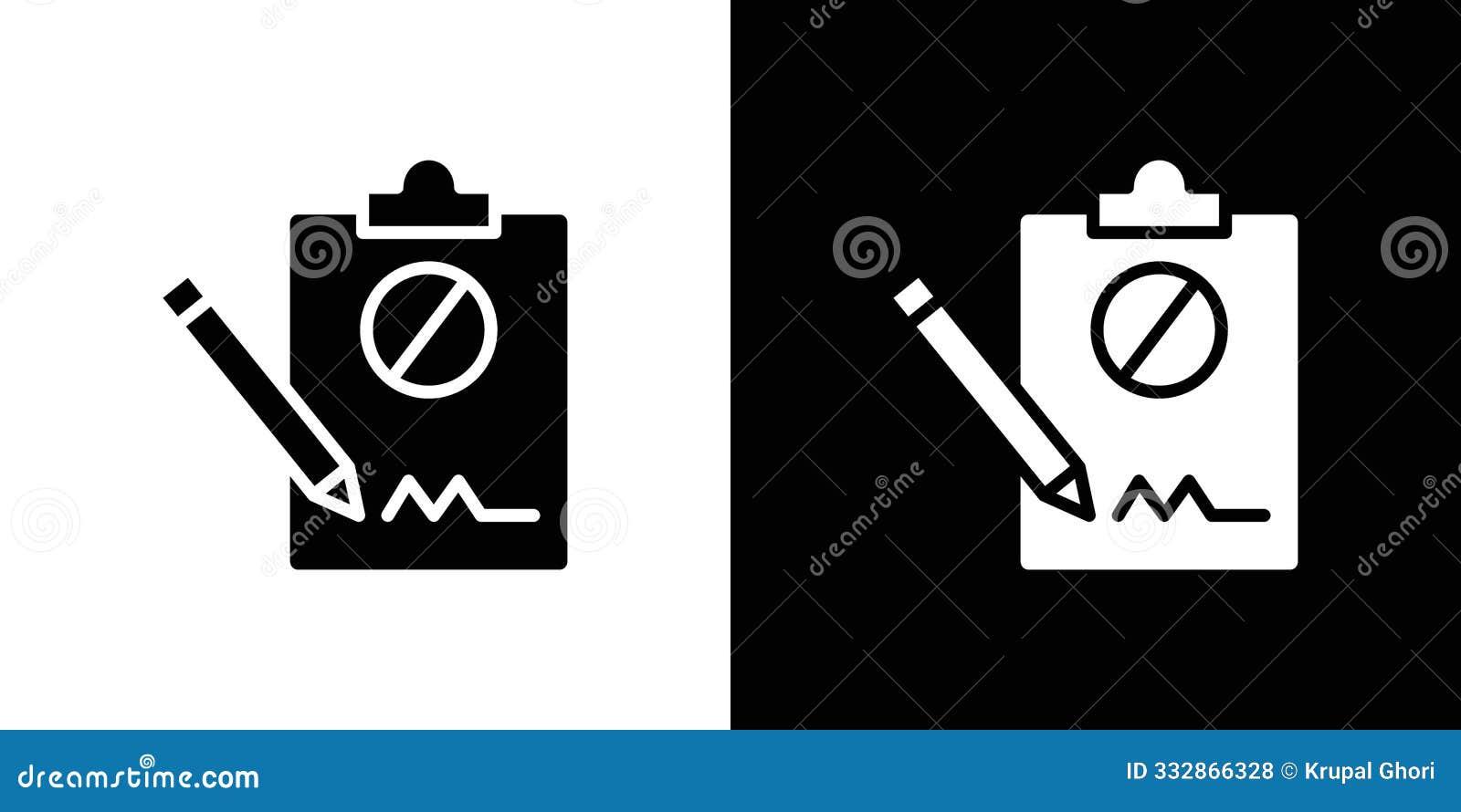 Document Petition Icon Logo Set Vector Stock Vector - Illustration of ...