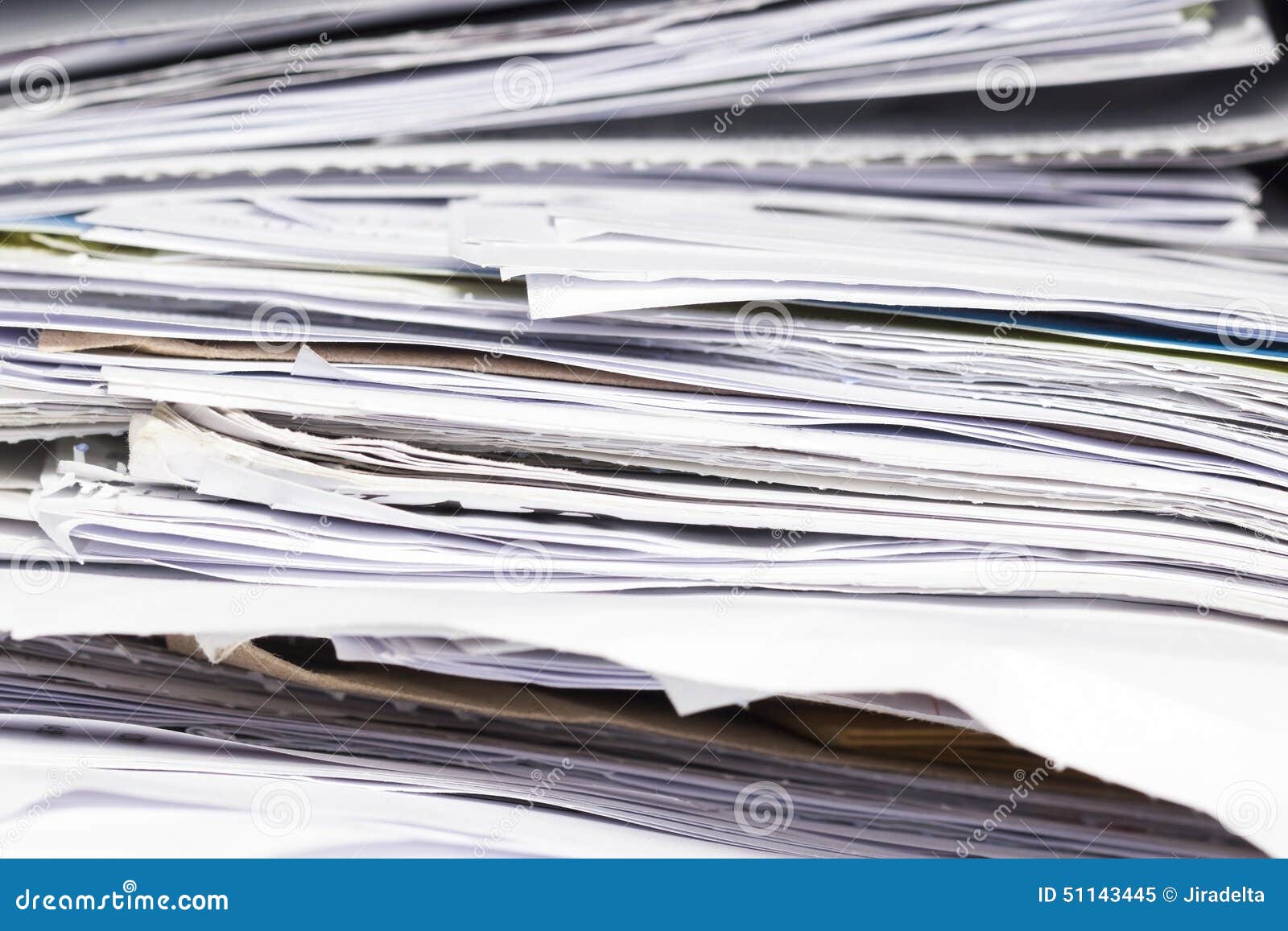 Document Pile stock image. Image of work, texture, paperwork - 51143445