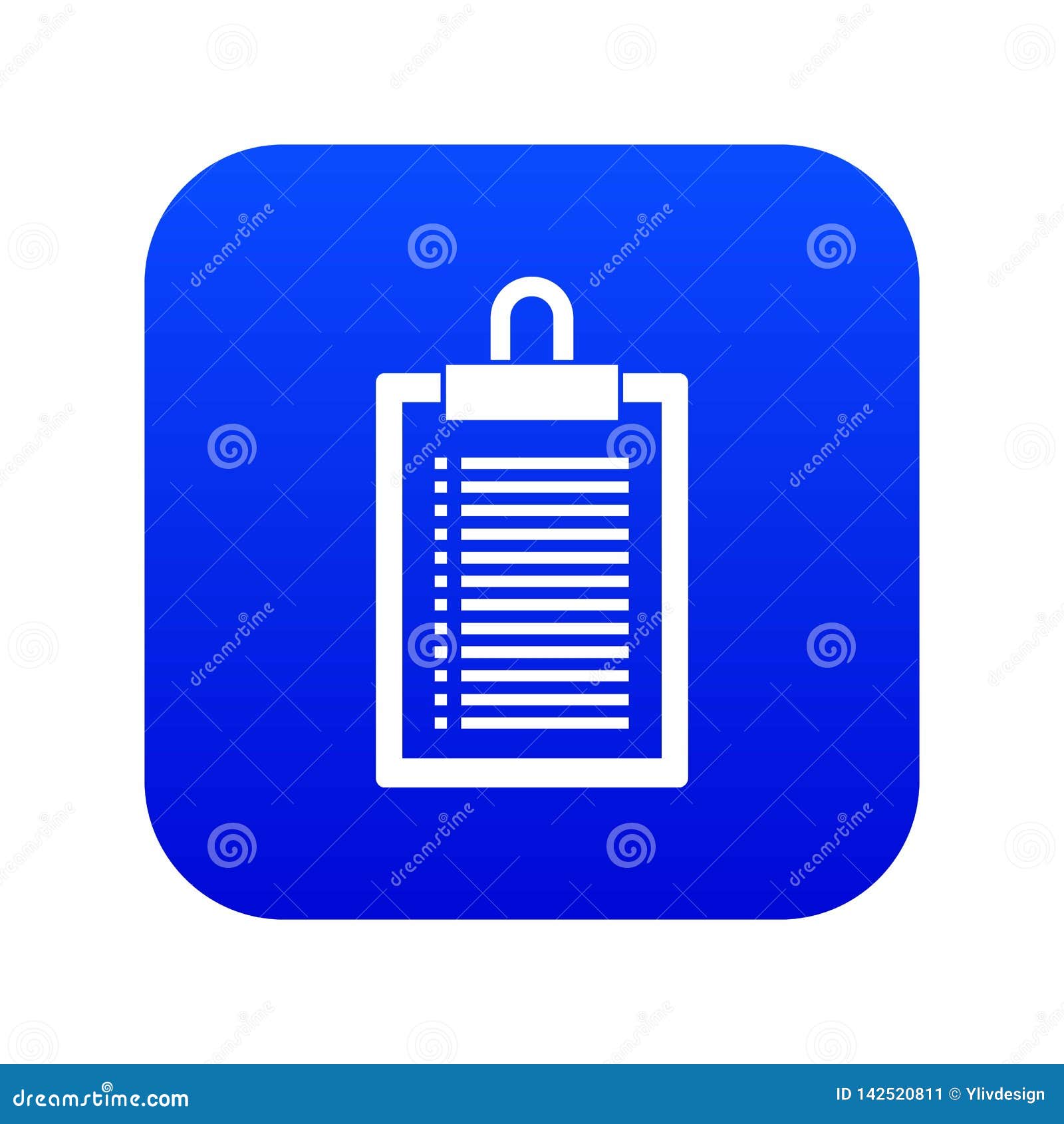 Document Plan Icon Digital Blue Stock Vector - Illustration of ...
