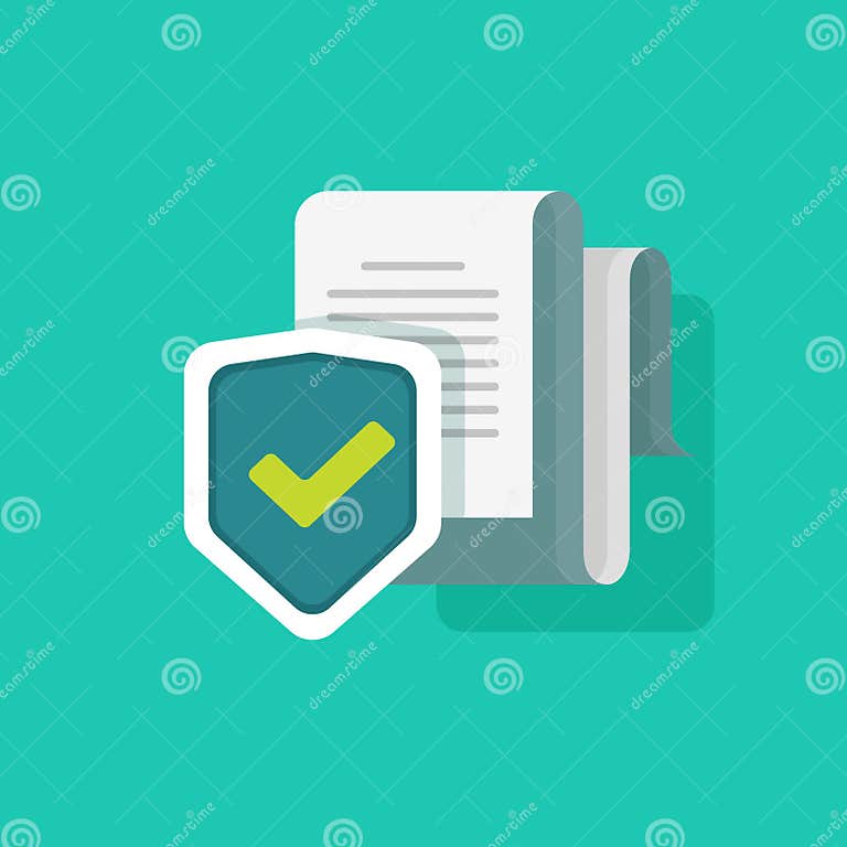 Document Protection Concept, Confidential Information and Privacy Idea ...