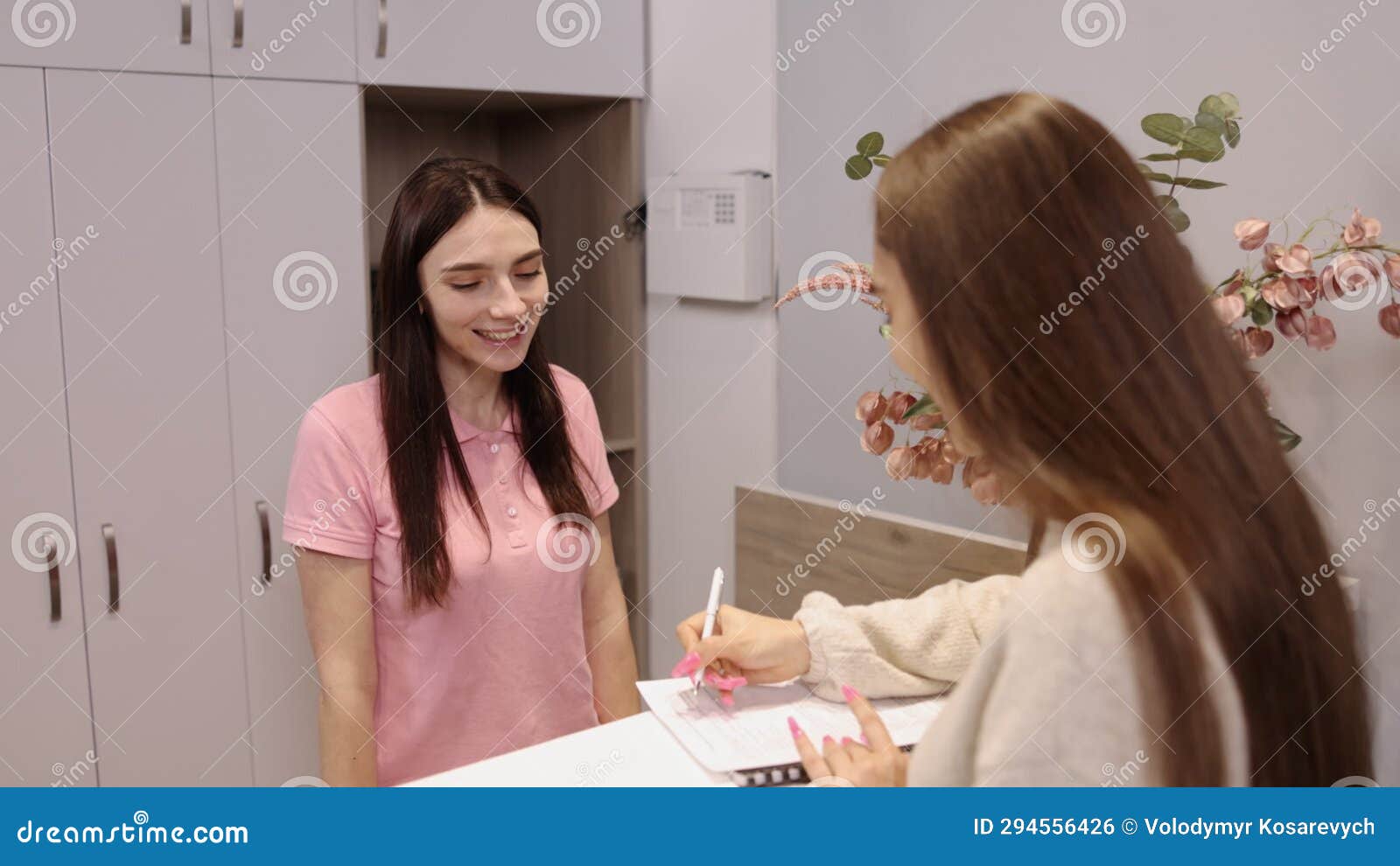 Document Provision, Waiting Area, Reception Encounter Stock Footage ...