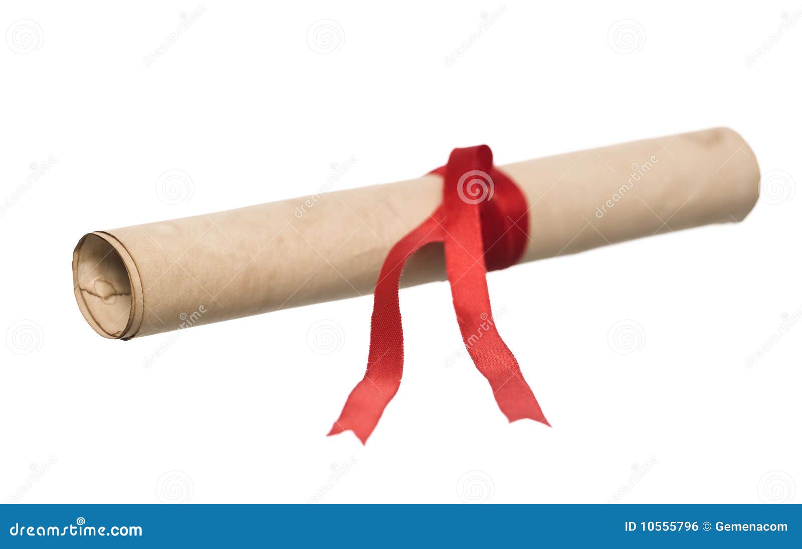 Document with red ribbon stock photo. Image of egypt - 10555796